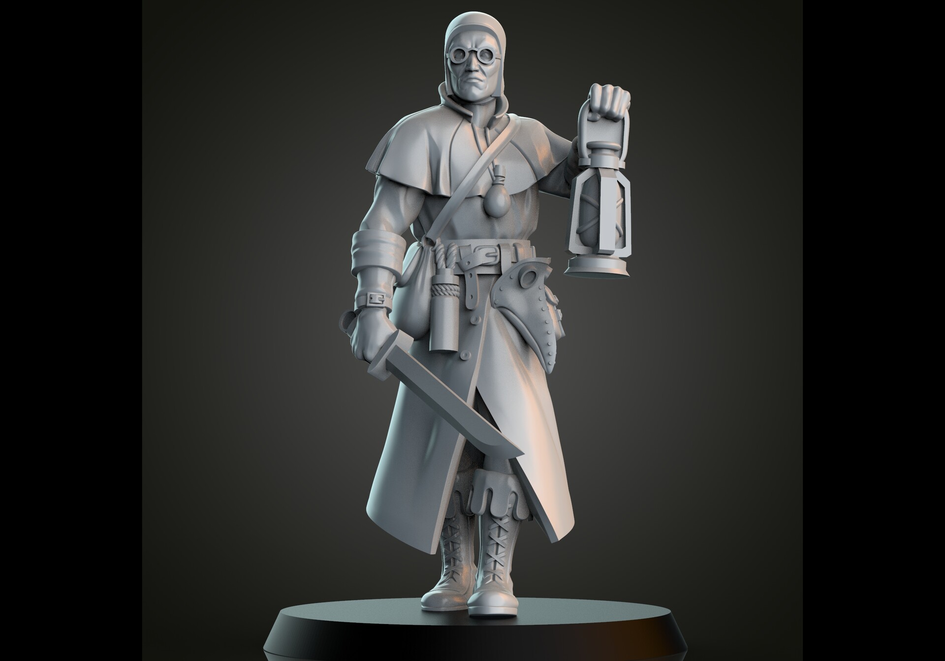 ArtStation - Plague Doctor Miniature