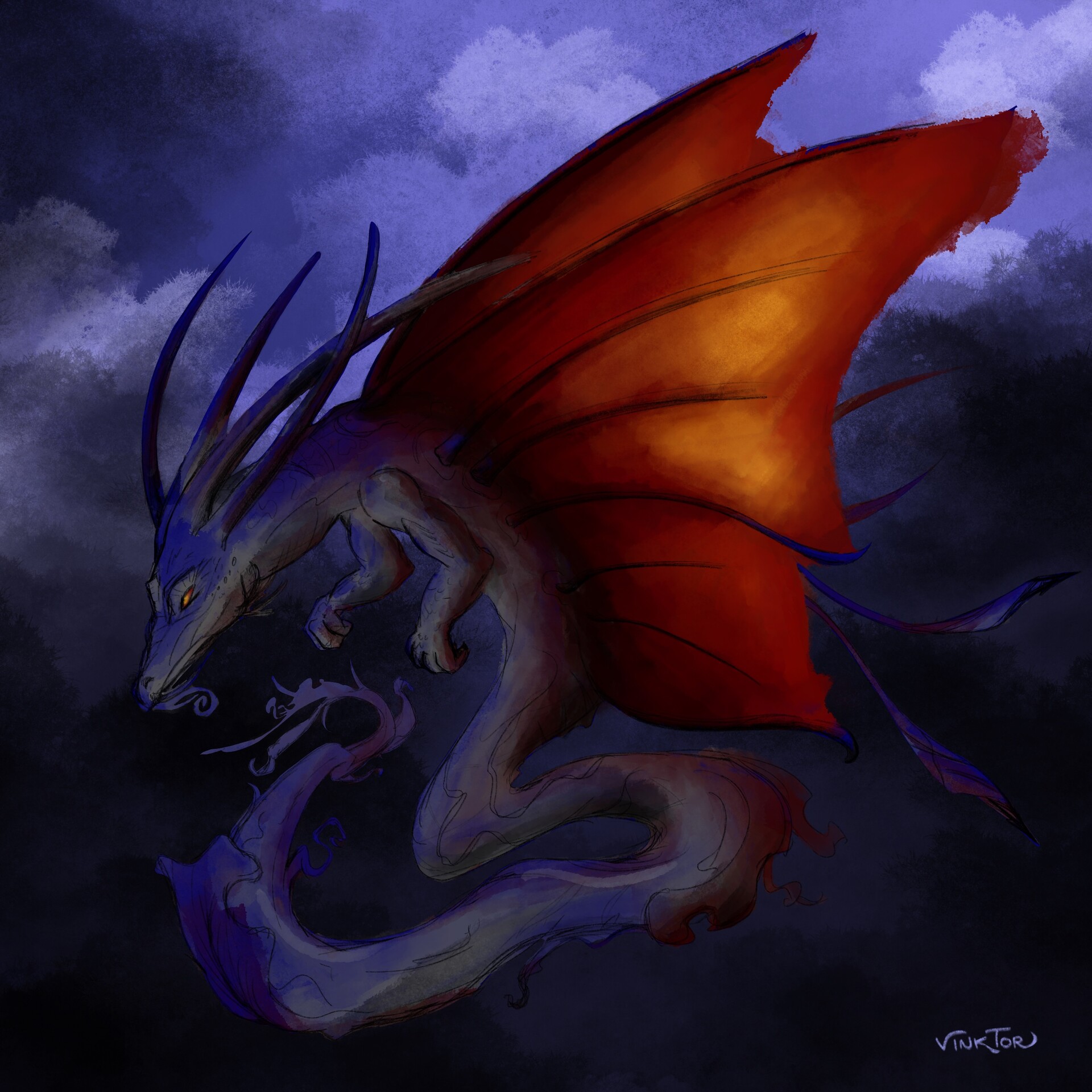 ArtStation - Butterfly dragon