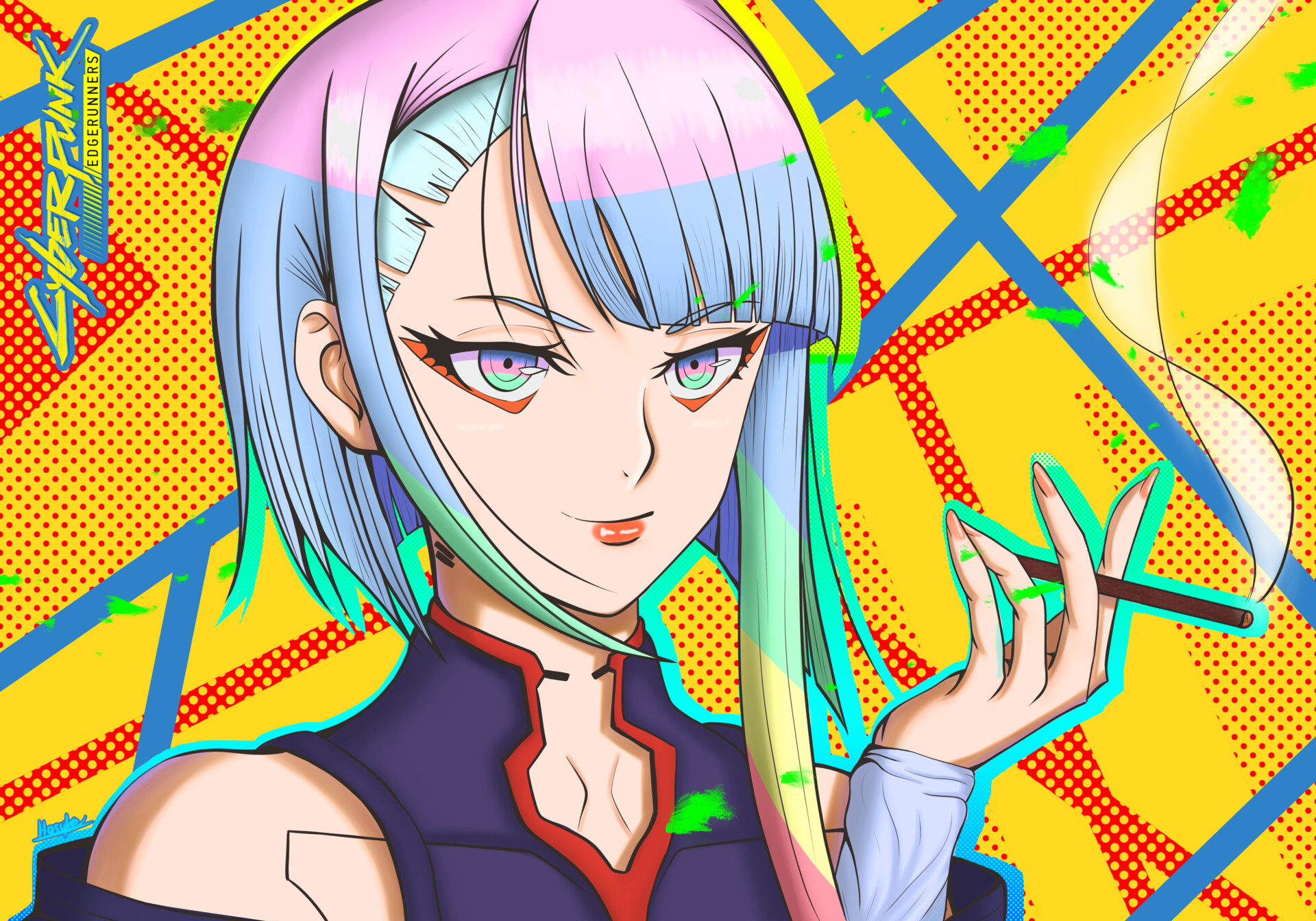 ArtStation - Lucy Cyberpunk