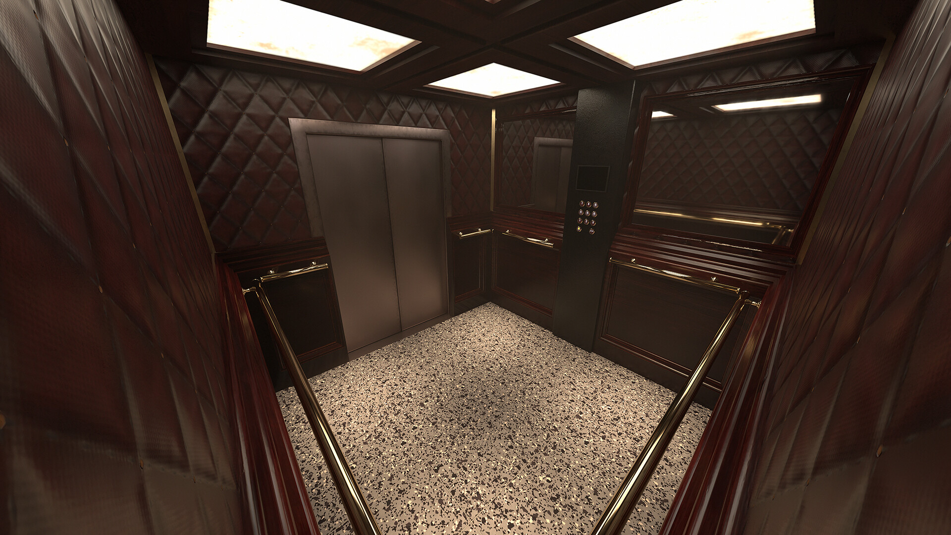 ArtStation - Elevator interior 3D
