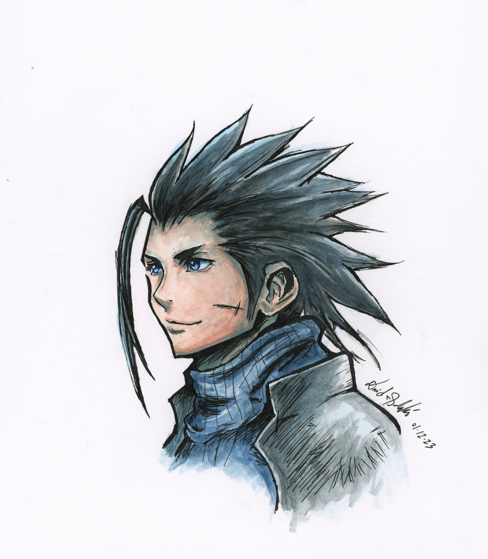 ArtStation - Zack Fair - Crisis Core Final Fantasy VII