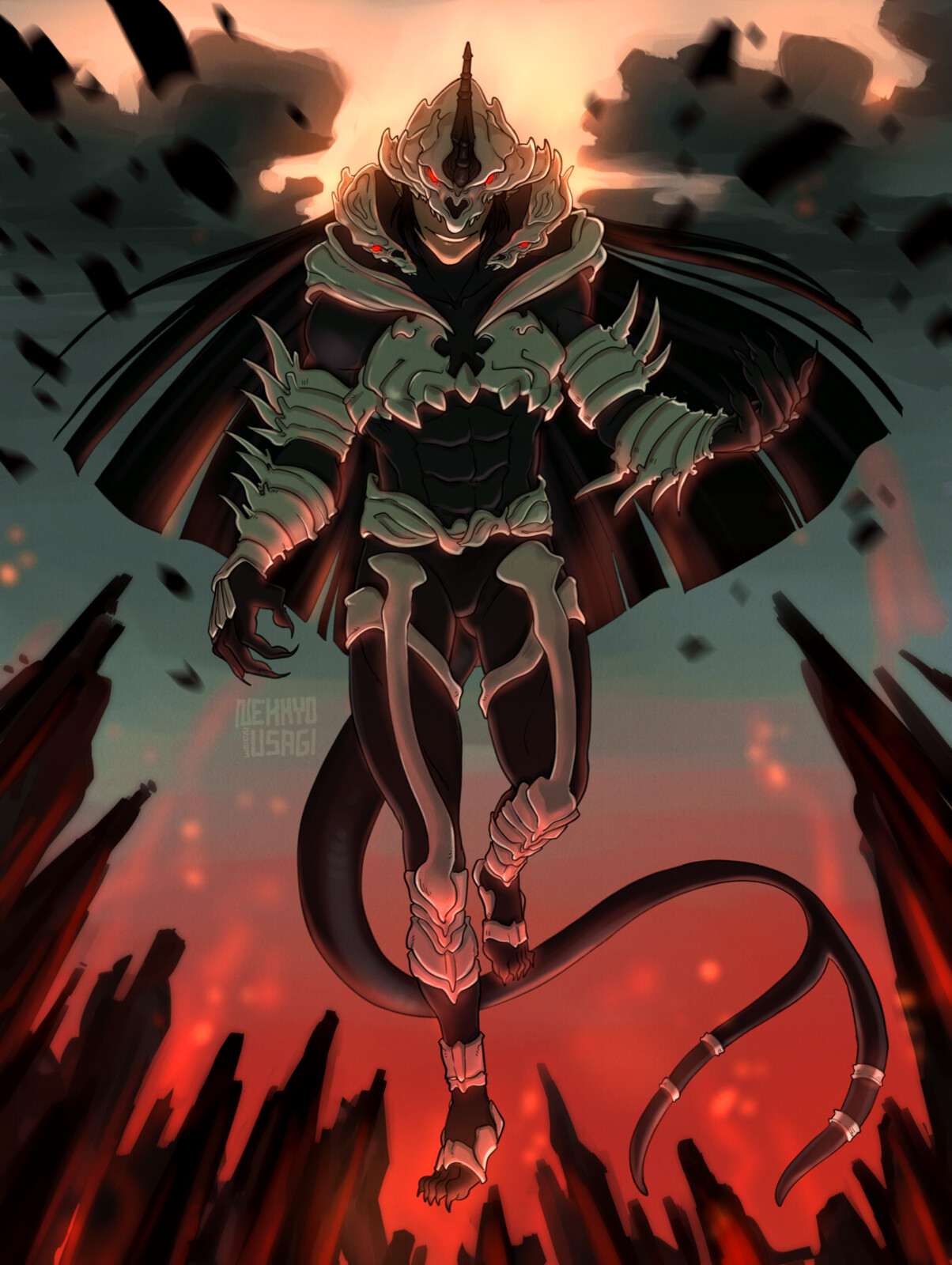 Nekkyo Usagi - Monster X - Godzilla Human Re-design Project