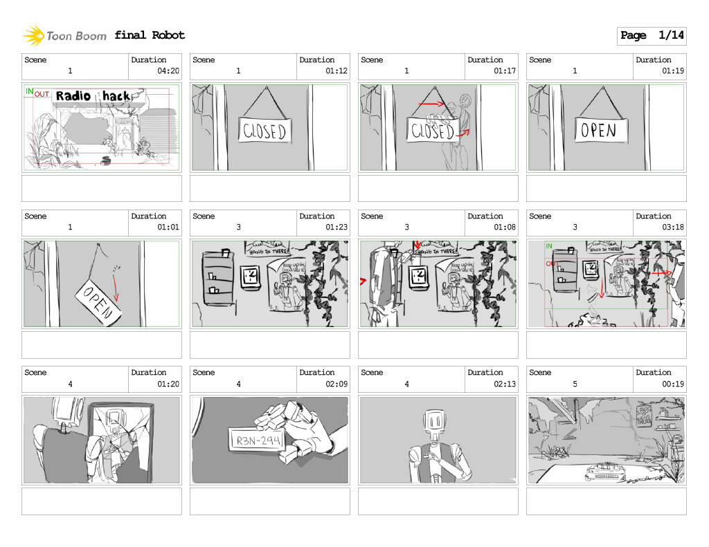 Casey Beusterien - "R3N" 2D Animatic and Concept Art