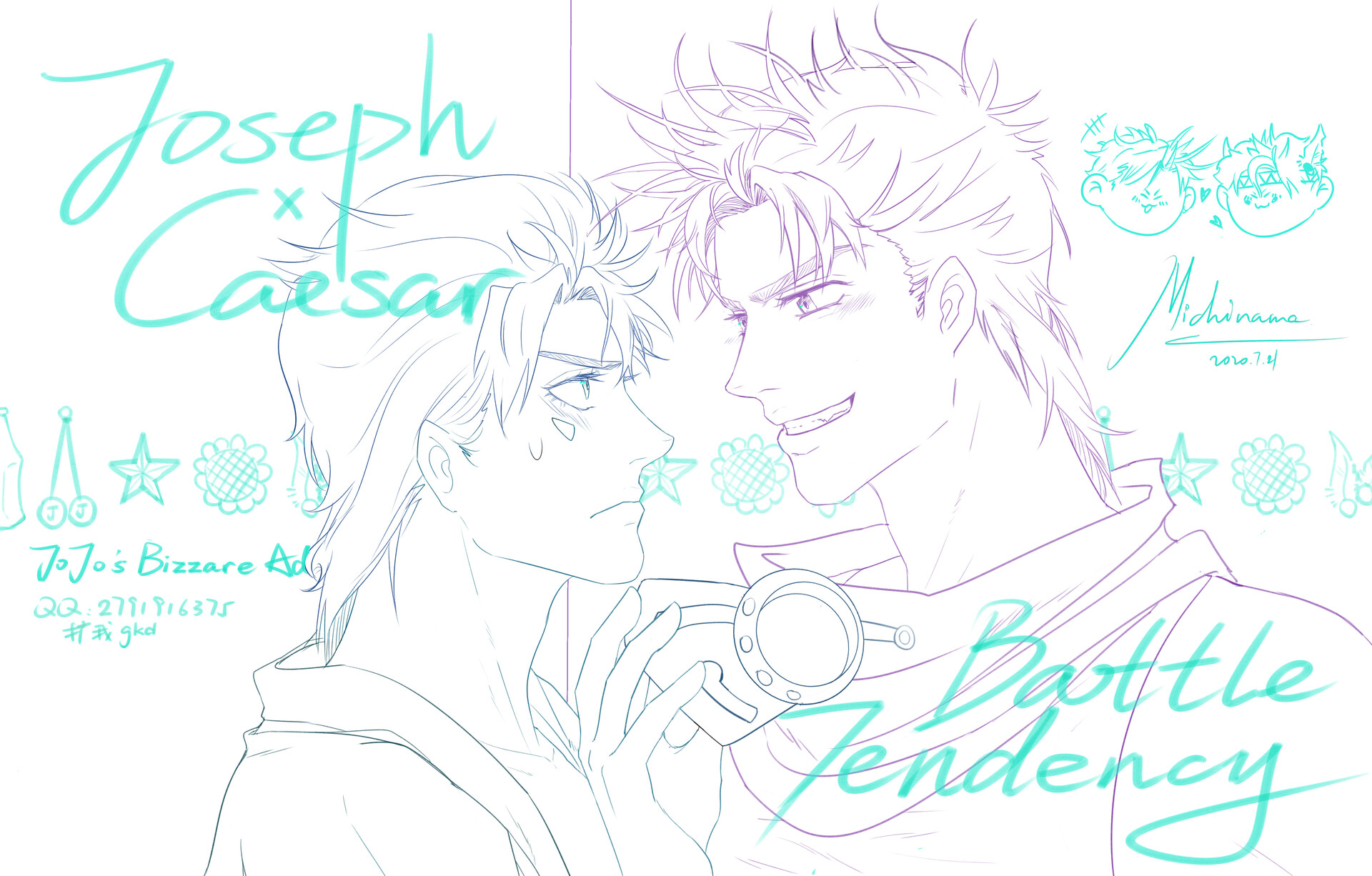 ArtStation - Joseph & Caesar postcard 2020-7-21