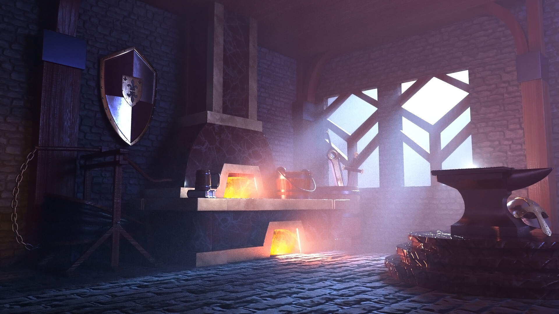 ArtStation - Blacksmith Forge