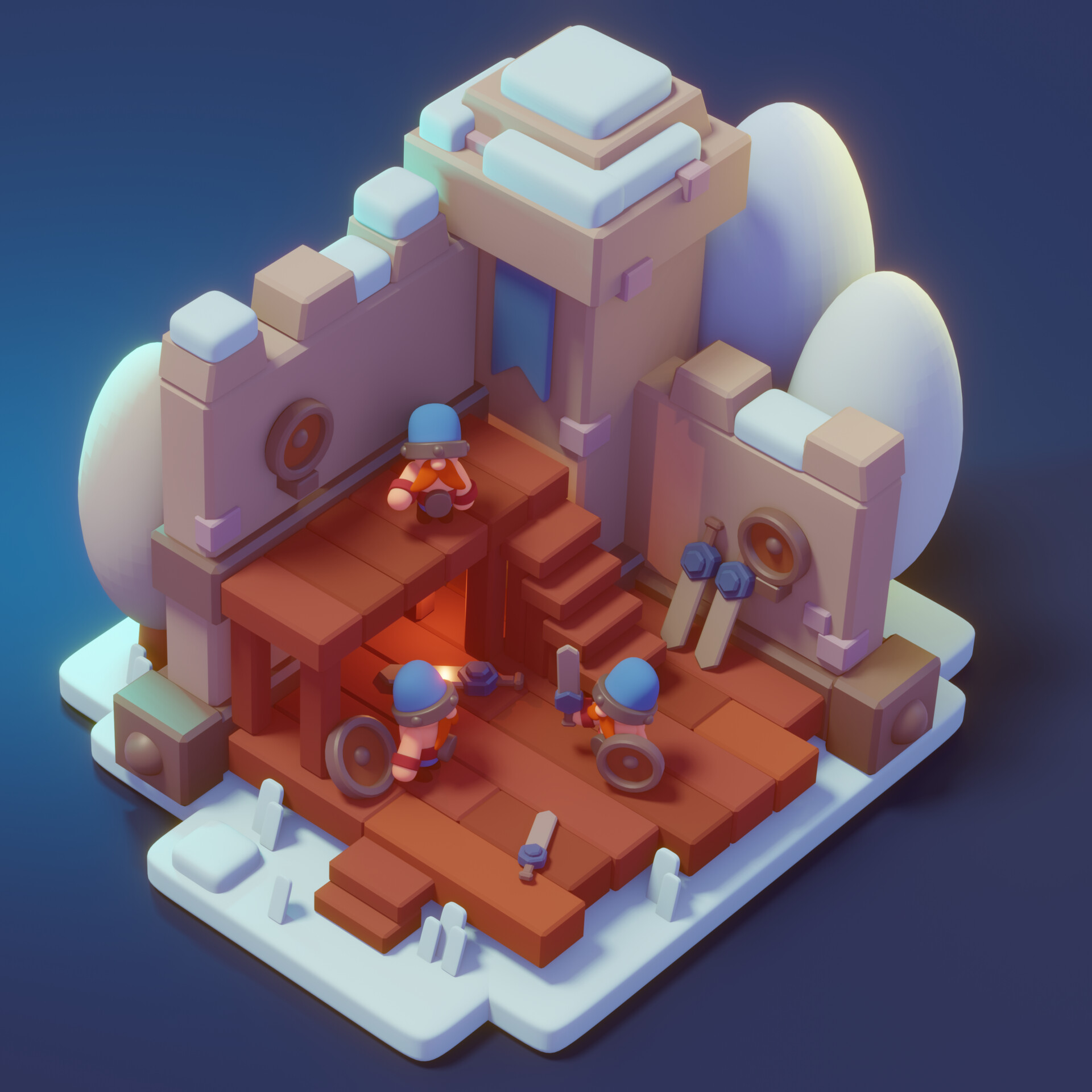 ArtStation - Warrior Room