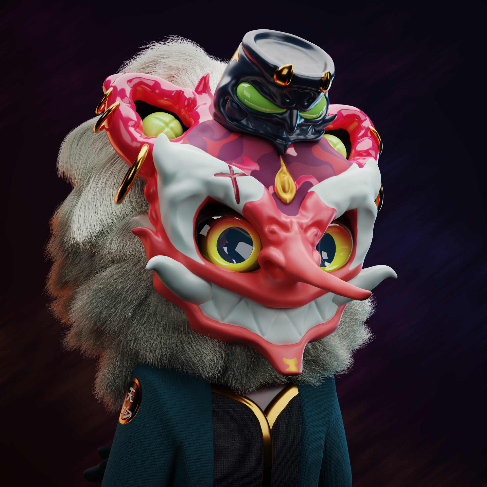 ArtStation - Japanese demon