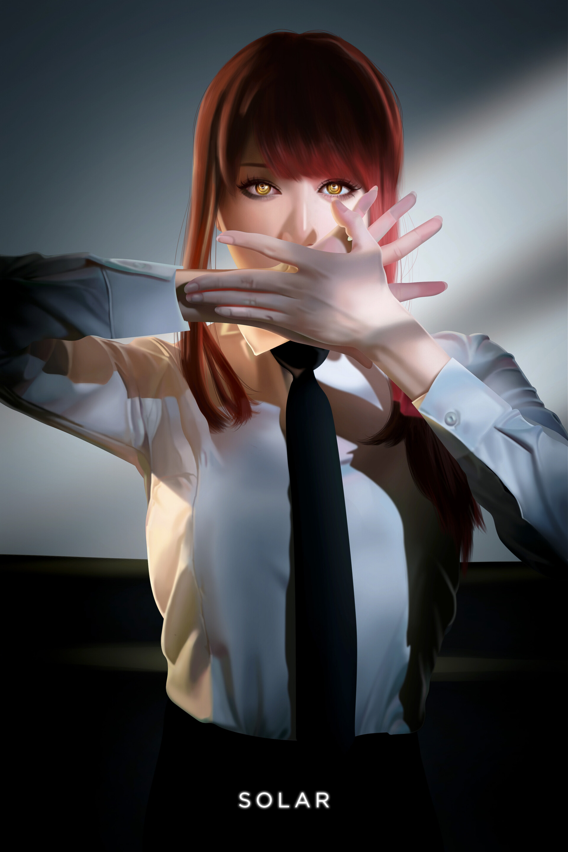 ArtStation - Digital Portrait - Makima Fanart