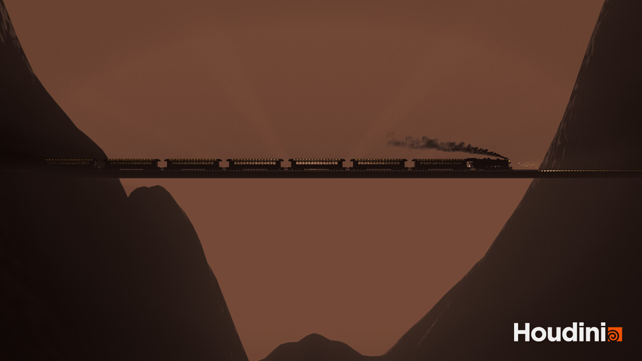 ArtStation - Atmospheric Steam Train