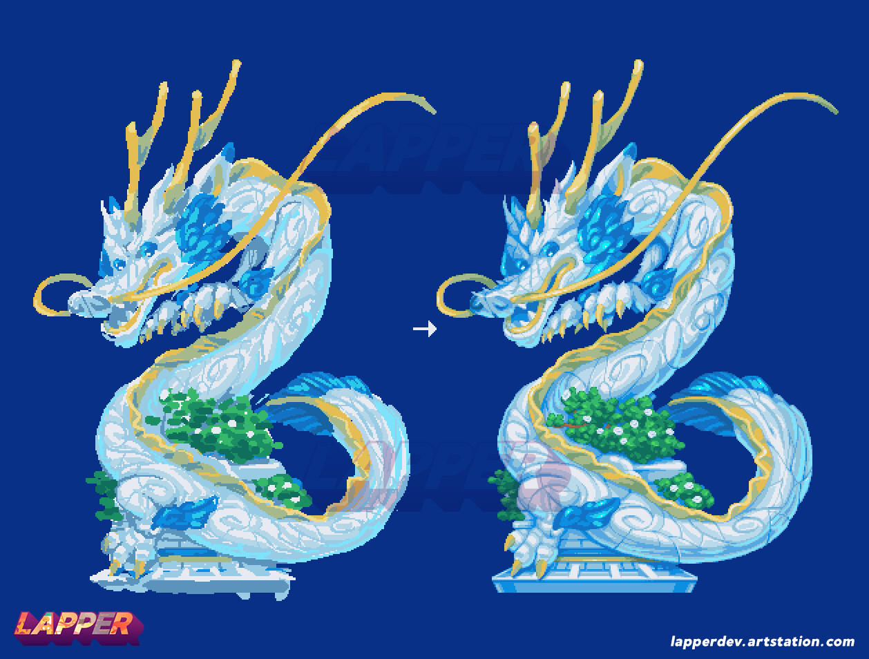 ArtStation - Freedom Planet 2 Fountain Statue (Cleanup)