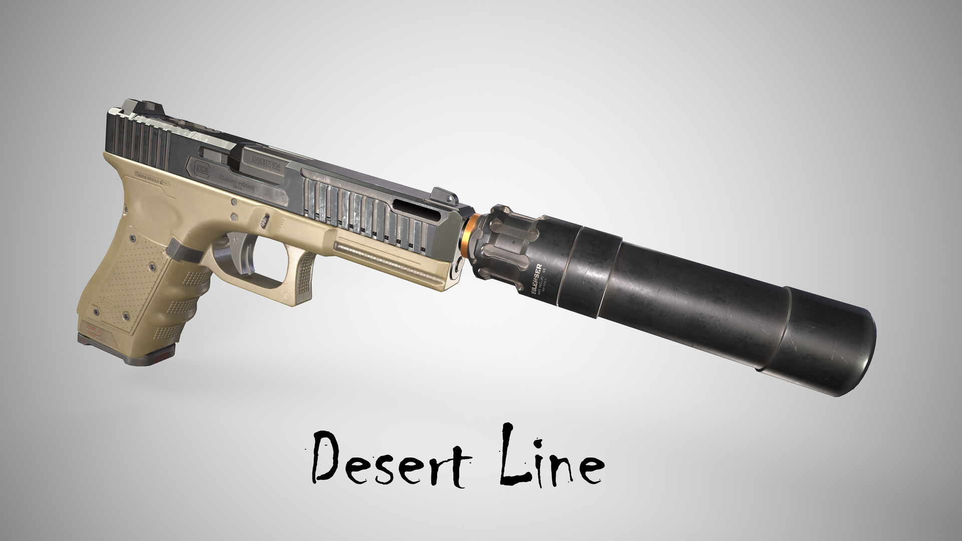 ArtStation - Custom Glock