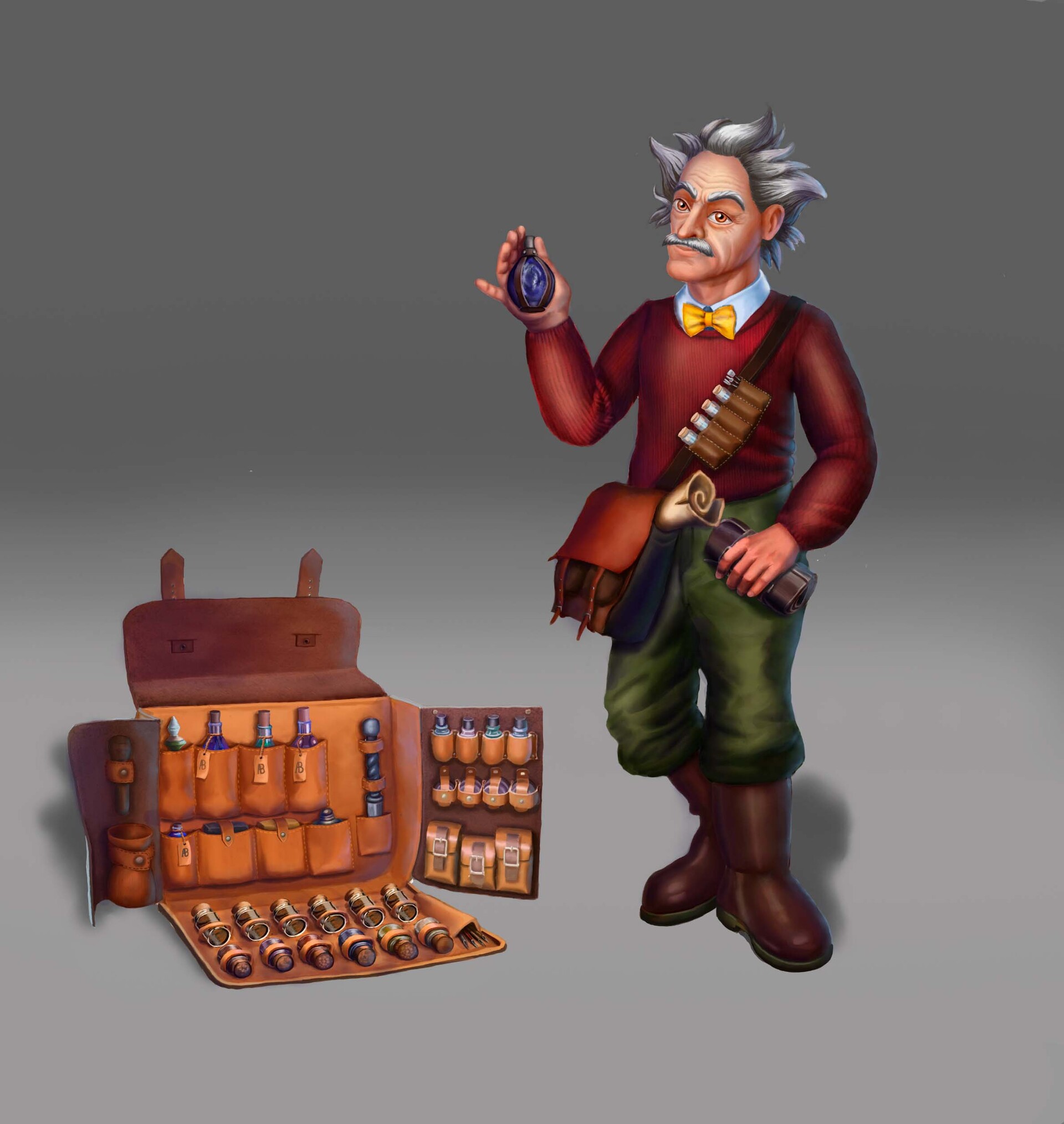 ArtStation - Character design: drug seller