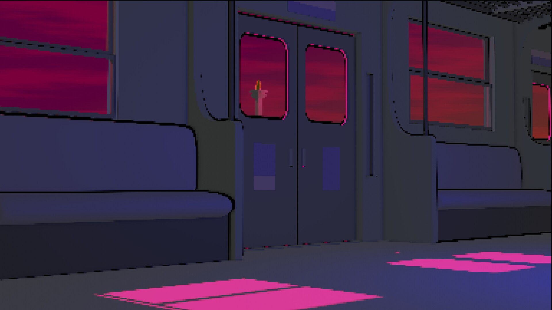 ArtStation - Lo-Fi Train Pixelart