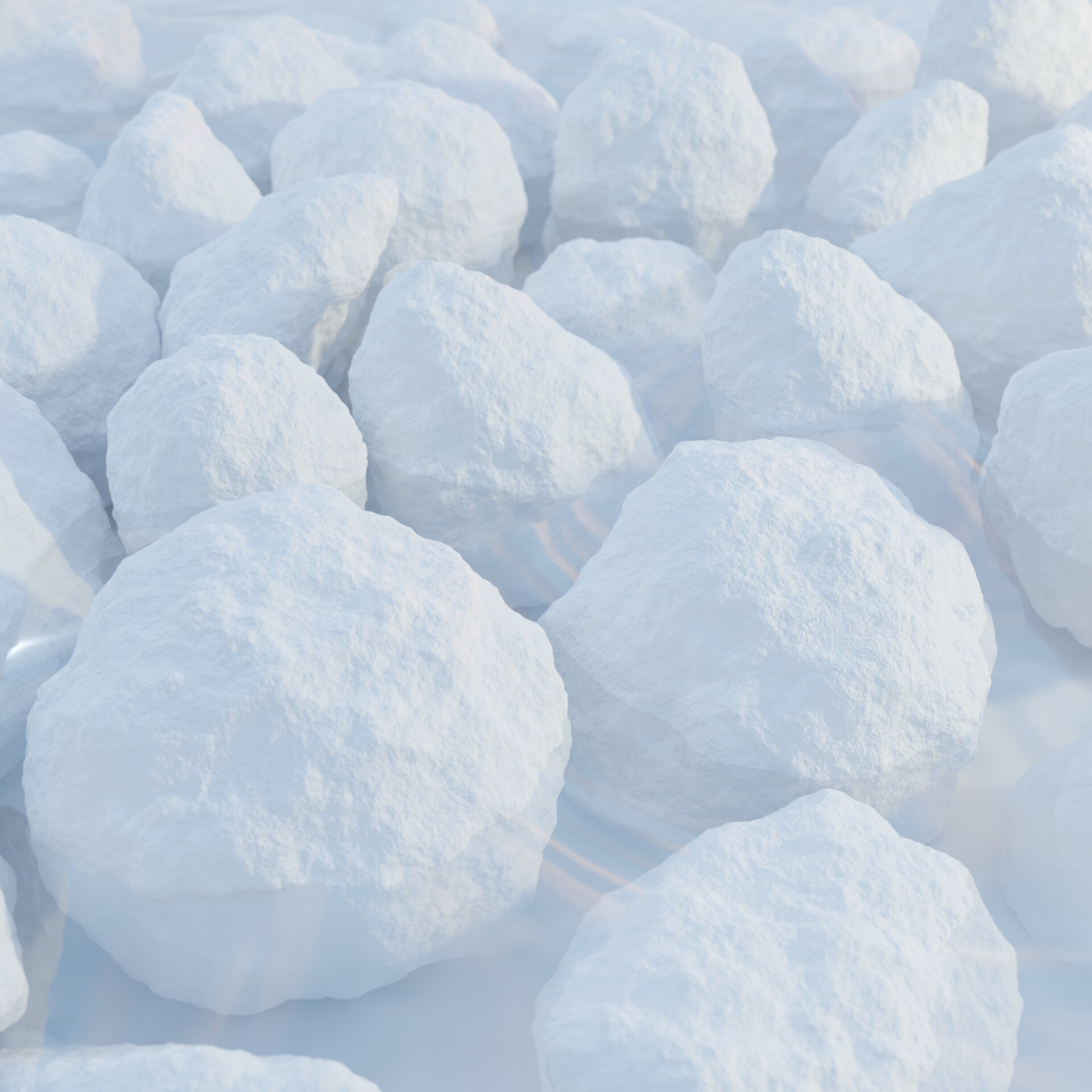 ArtStation - White rock, abstraction