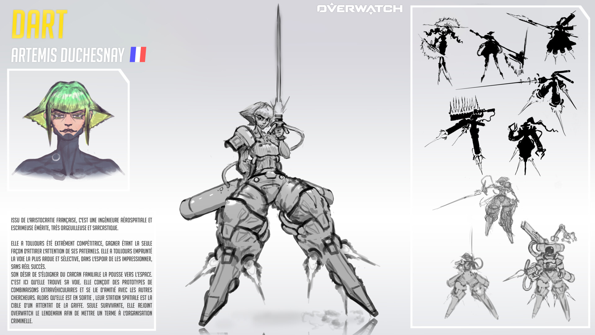 ArtStation - Overwatch Character Concept Exercise
