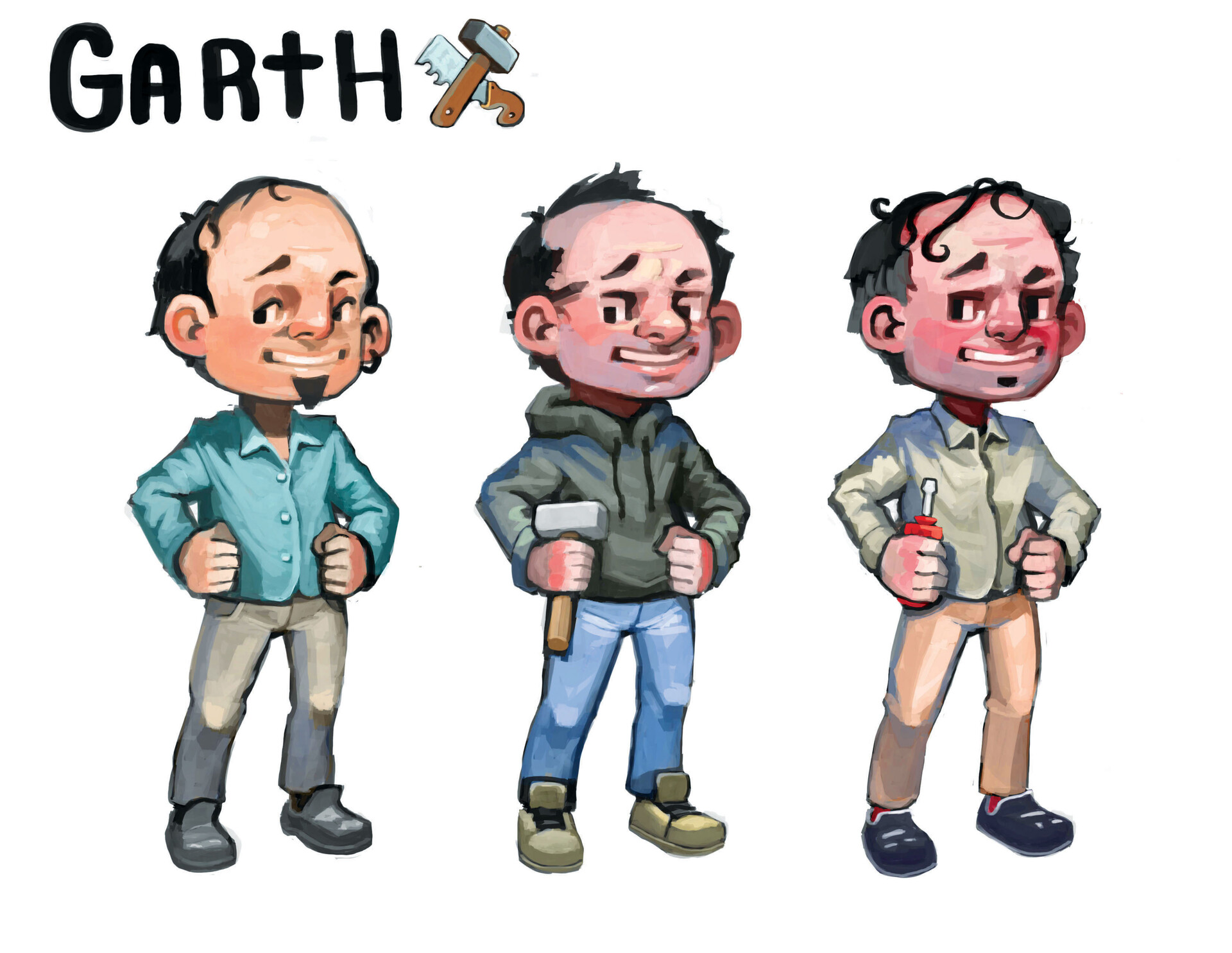 Eric Tremblay - Frwiends: Character Concept Garth