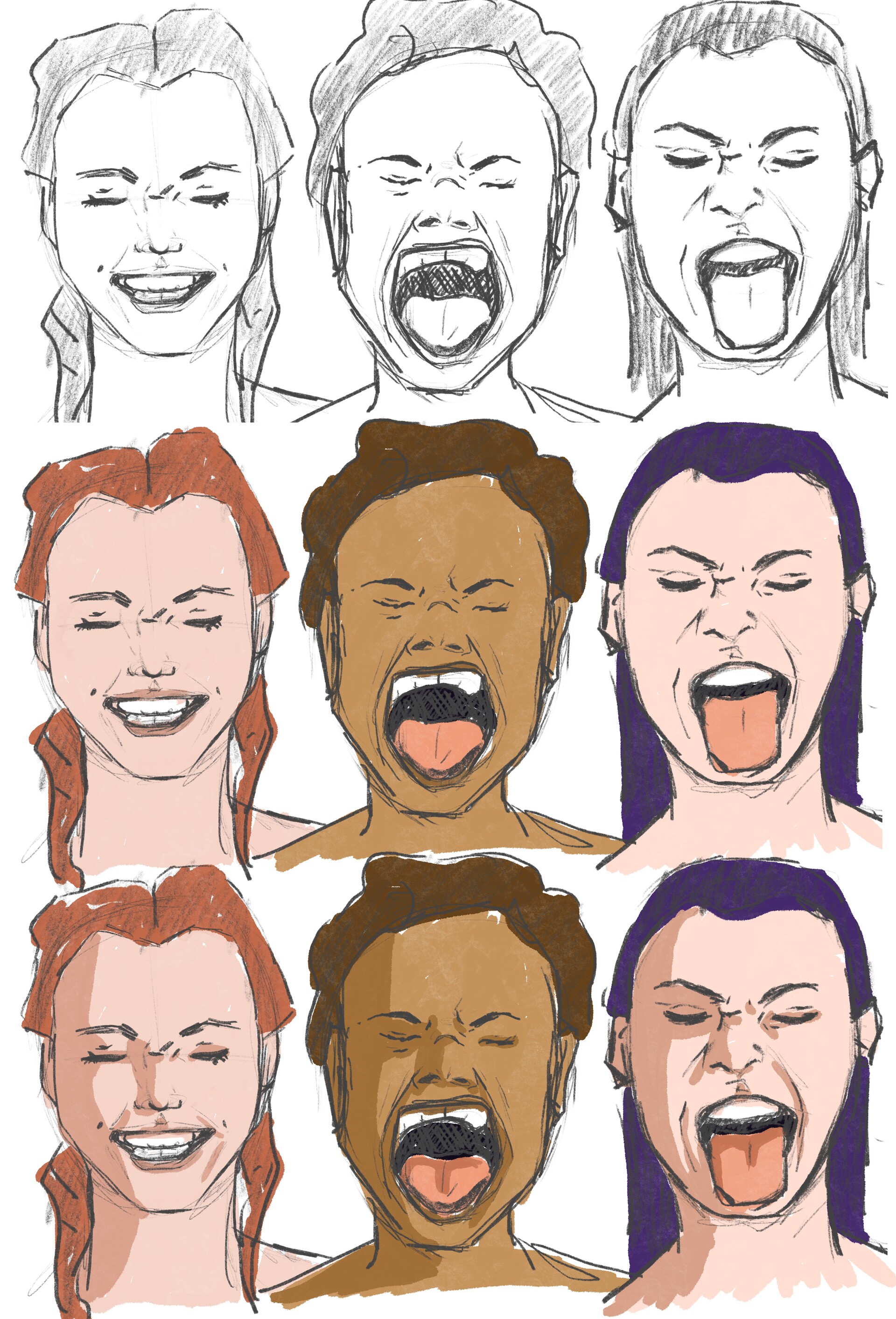 ArtStation - Facial Expressions