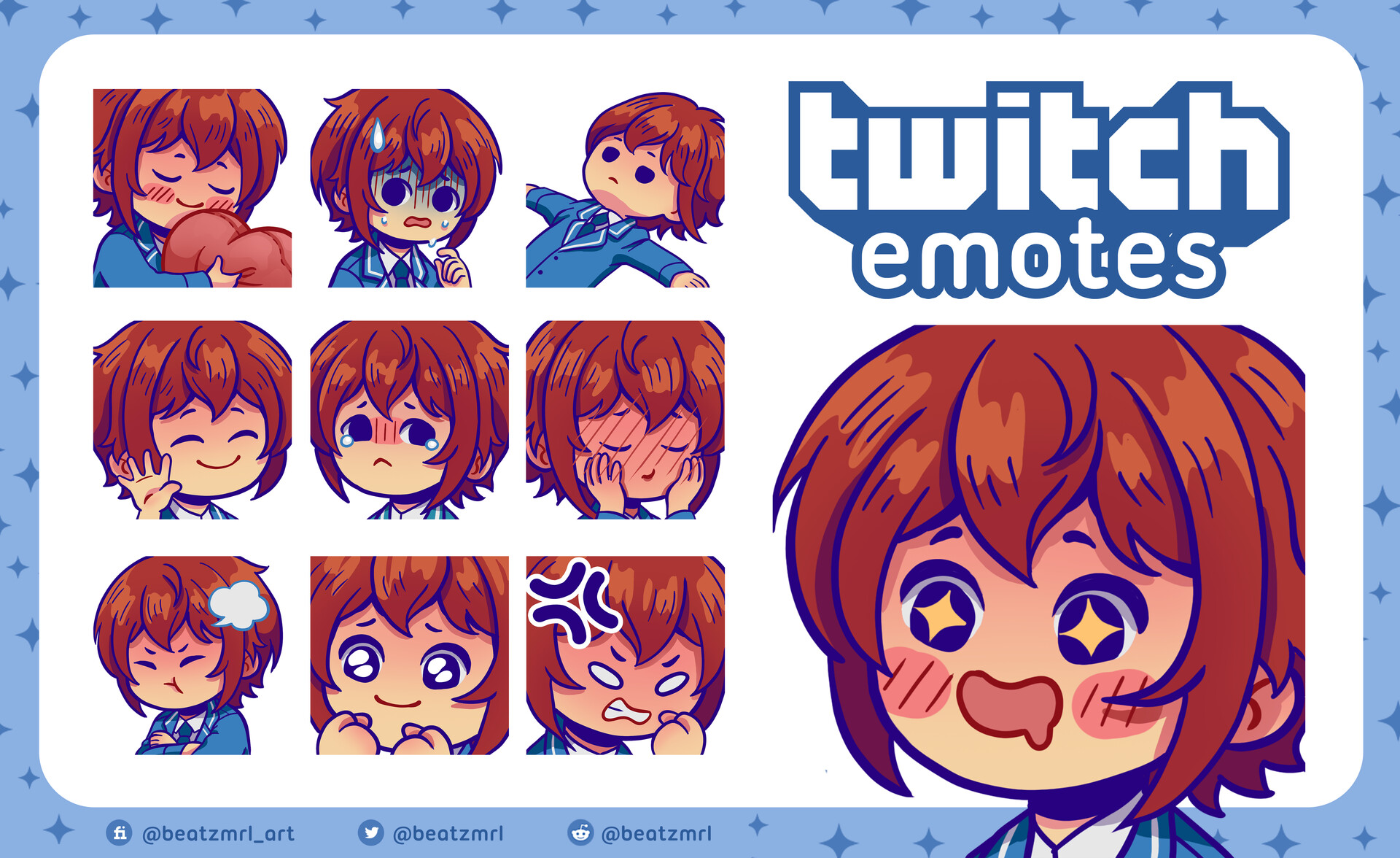 ArtStation - Twitch emote pack
