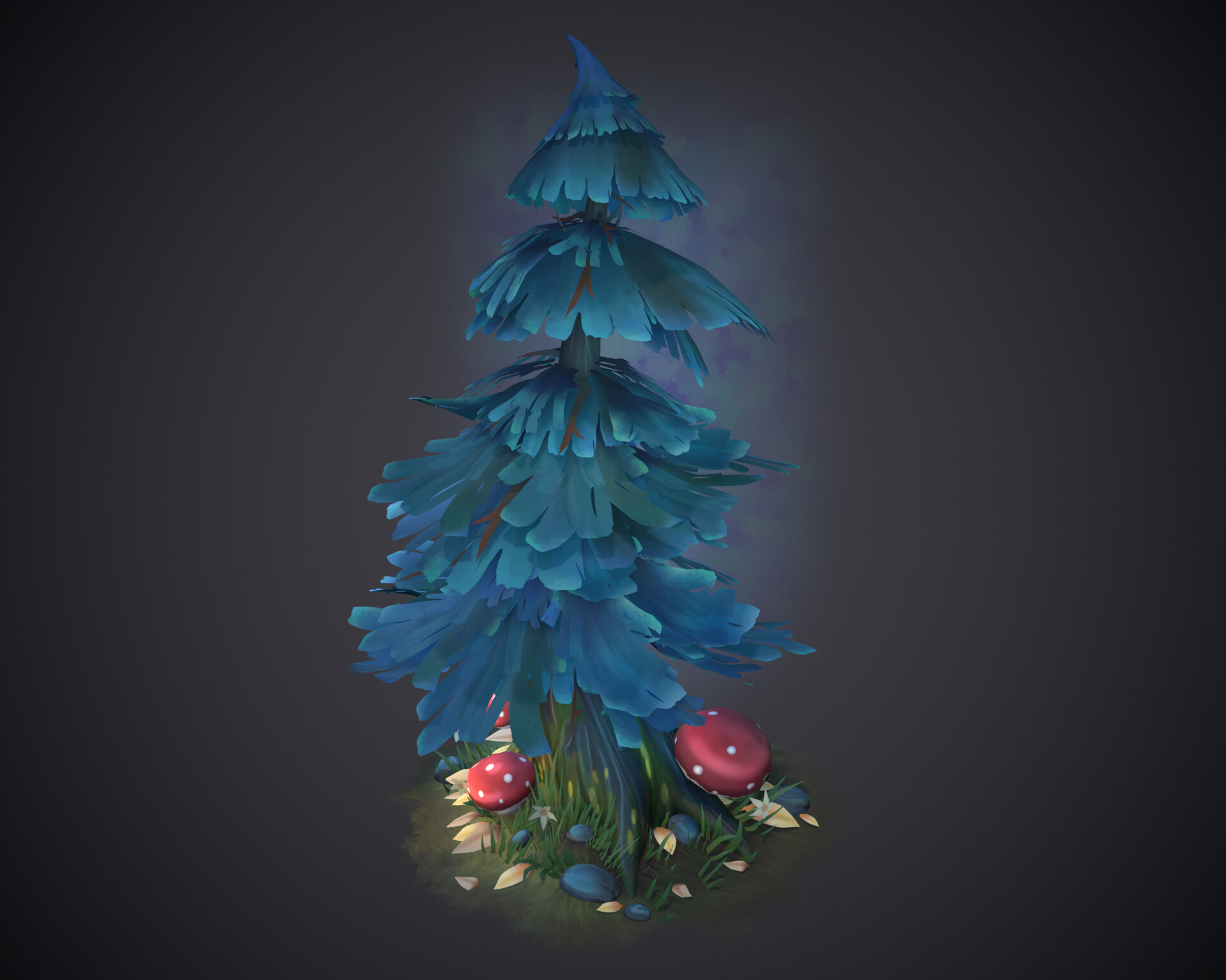 Emily Faye McLeod - Stylized Fir-tree