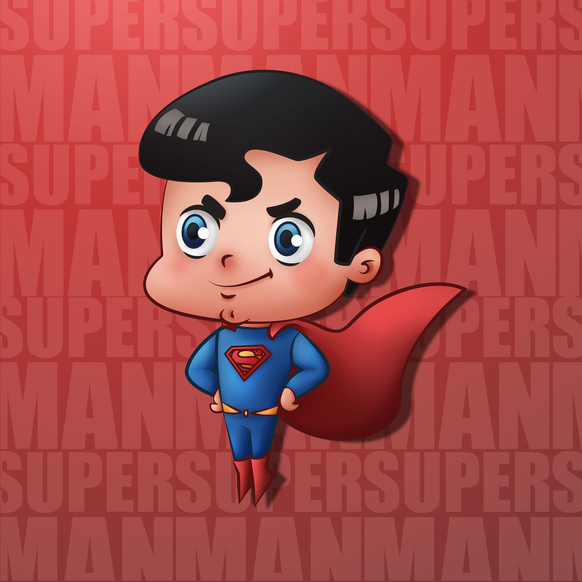 Chibi Superman Png