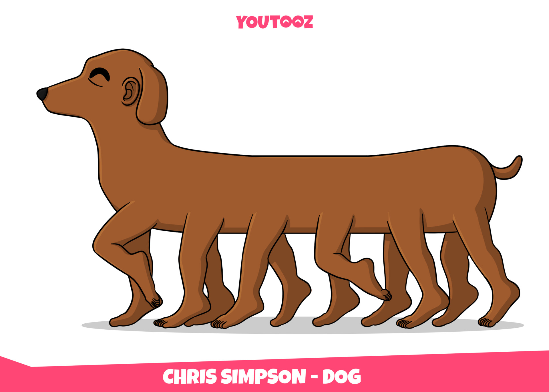 racckun - Jordan W. - Contracted Youtooz Concept - Chris(Simpsons ...