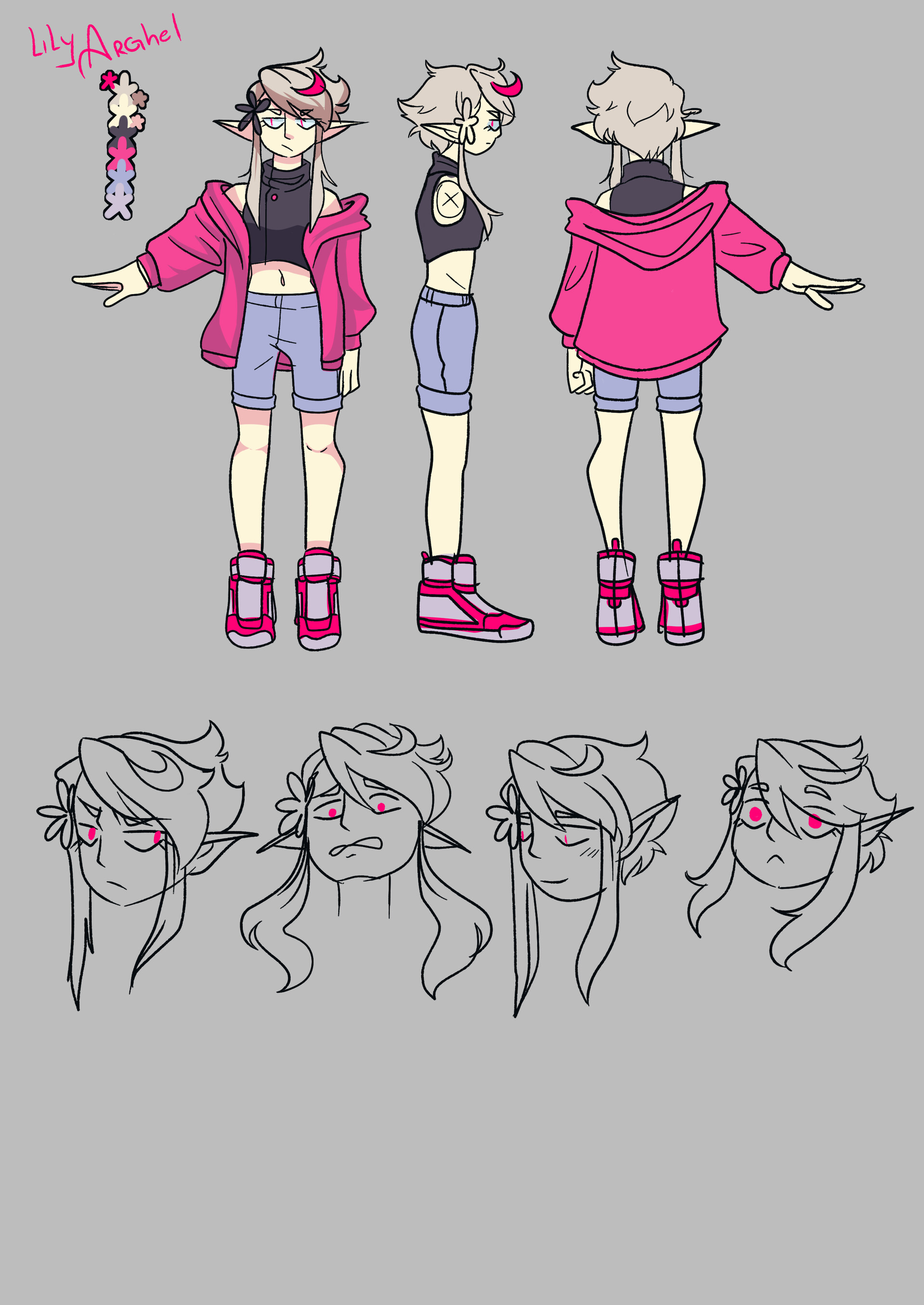 ArtStation - Lily character layout