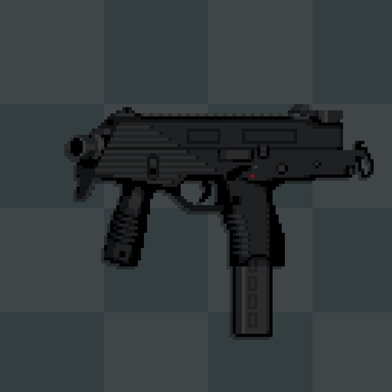 ArtStation - MP9 Pixel Art Gun
