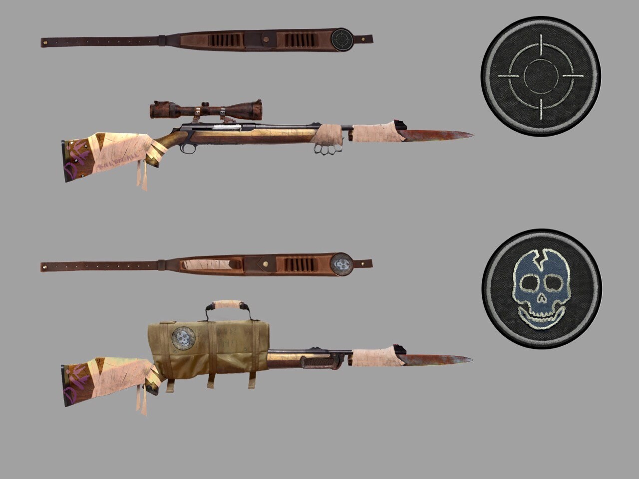 ArtStation - Rusty Rifles & Patches