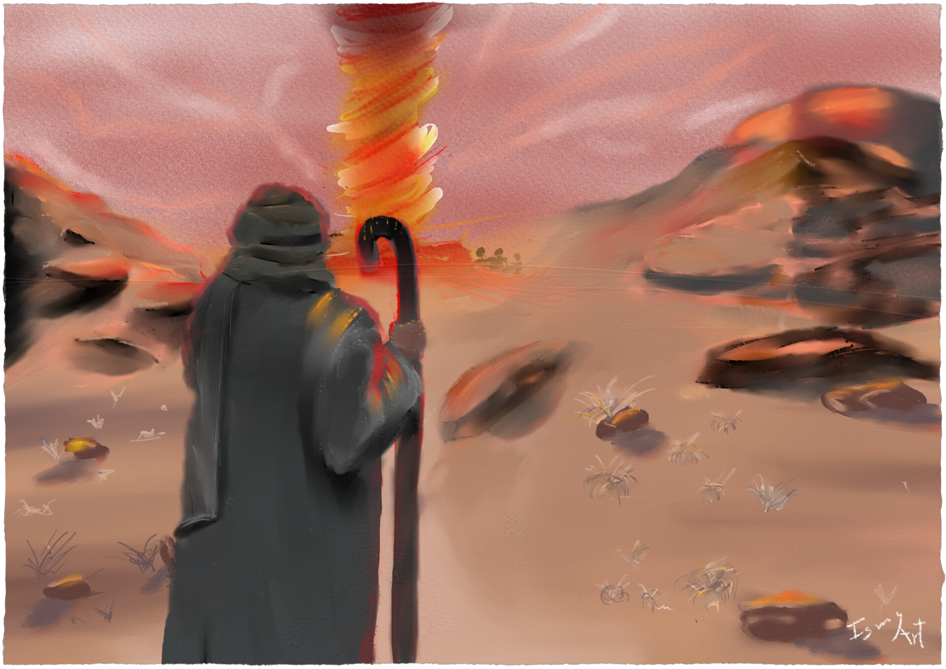 ArtStation - Colonne de feu