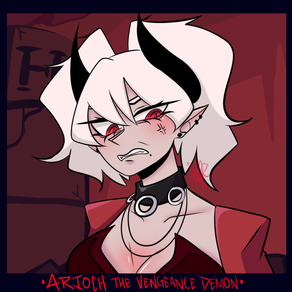 ArtStation - Arioch The Vengeance Demon (OC)