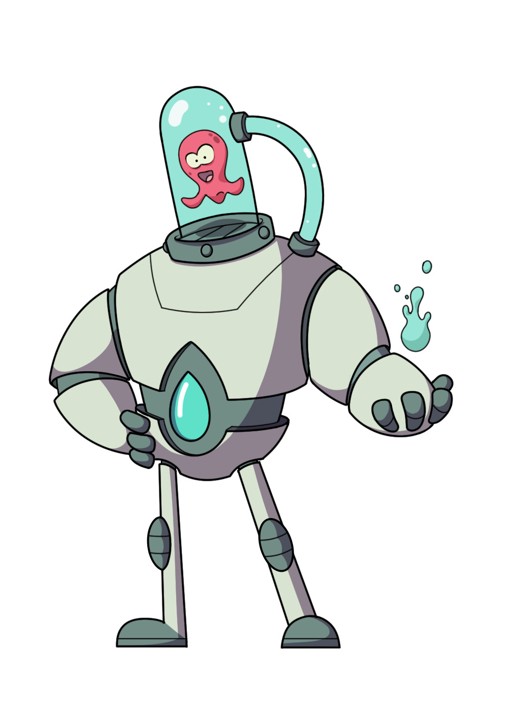 ArtStation - Cartoon Character Squid 4/1