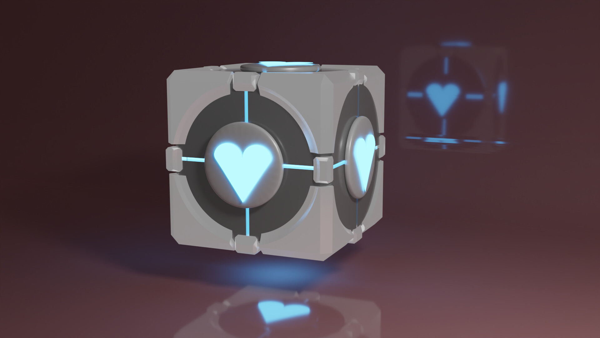 ArtStation - the cube from ''portal'' the game 2022