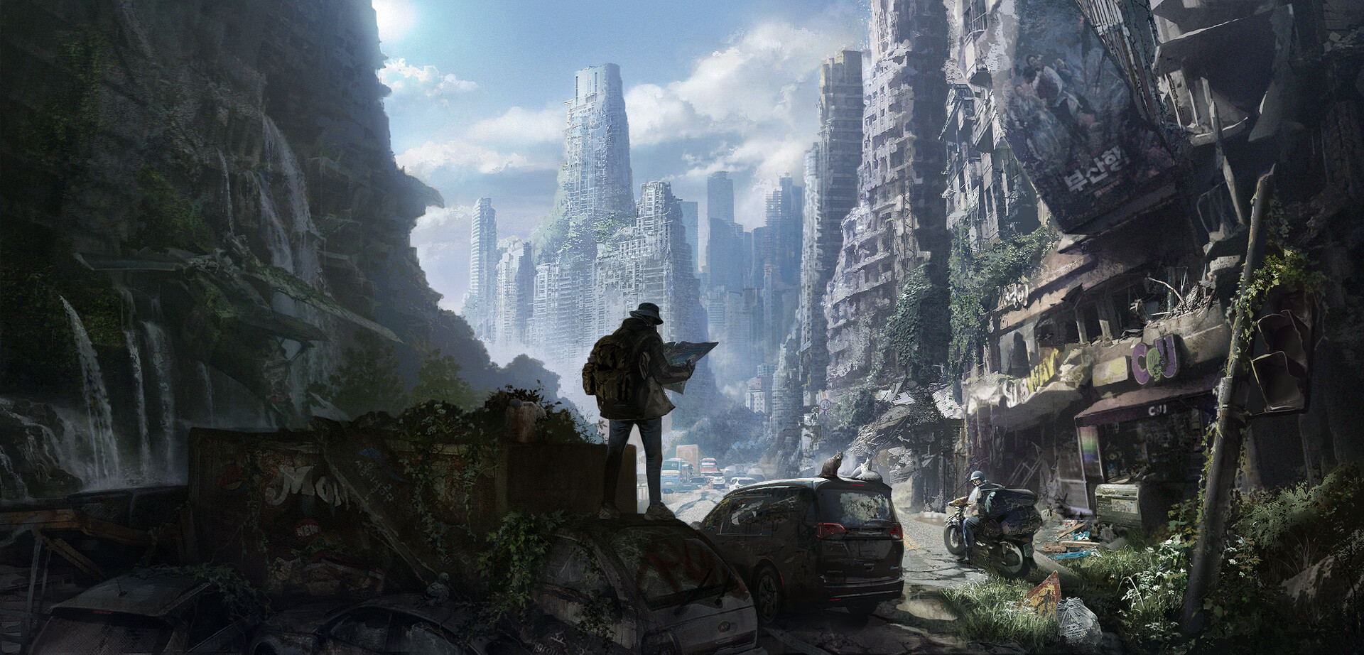 ArtStation - Apocalypse city concept art