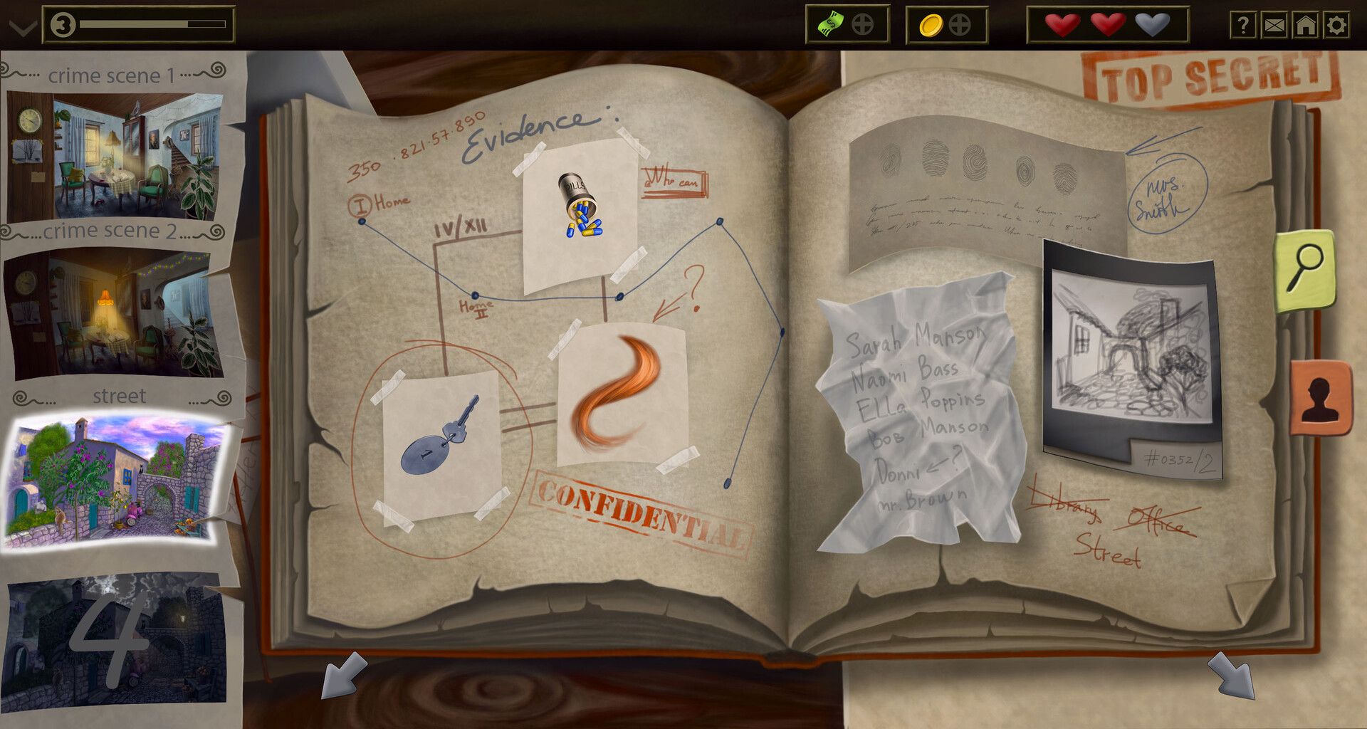 ArtStation - The player's notebook