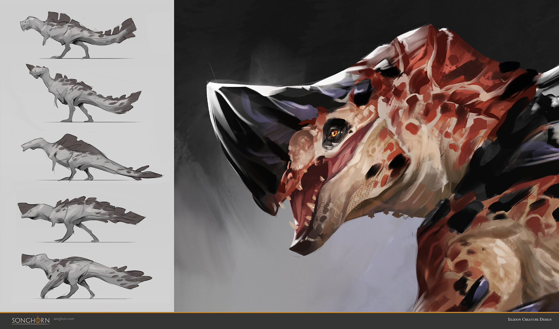 Sam Santala - Itztlidon Creature Design