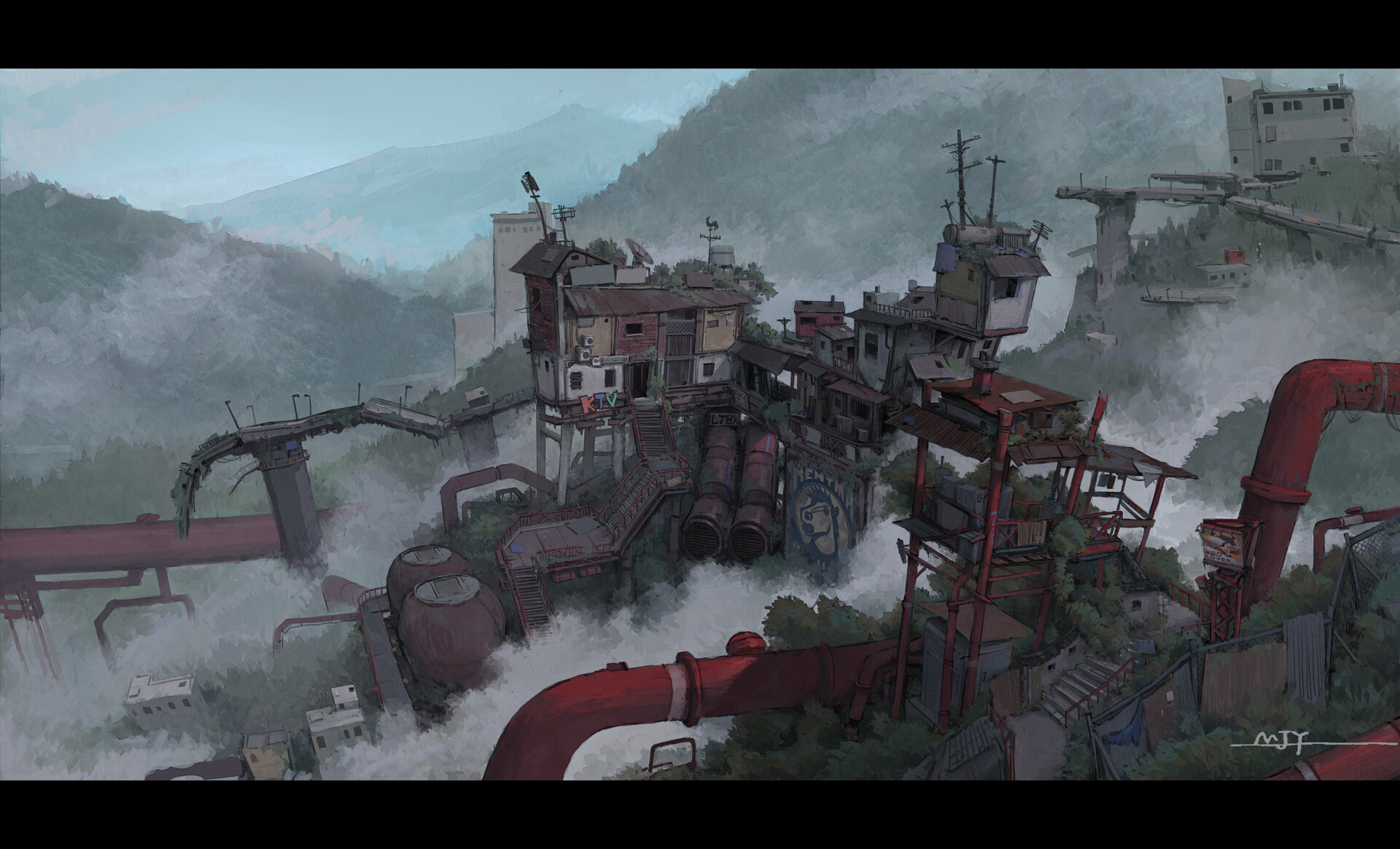 ArtStation - Mountain Base