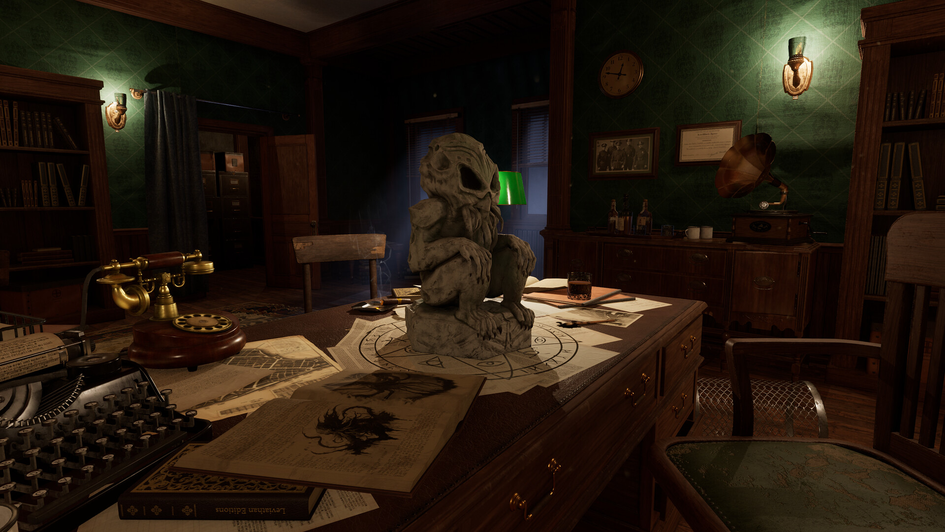 ArtStation - 20's Detective Office: Occult Detective