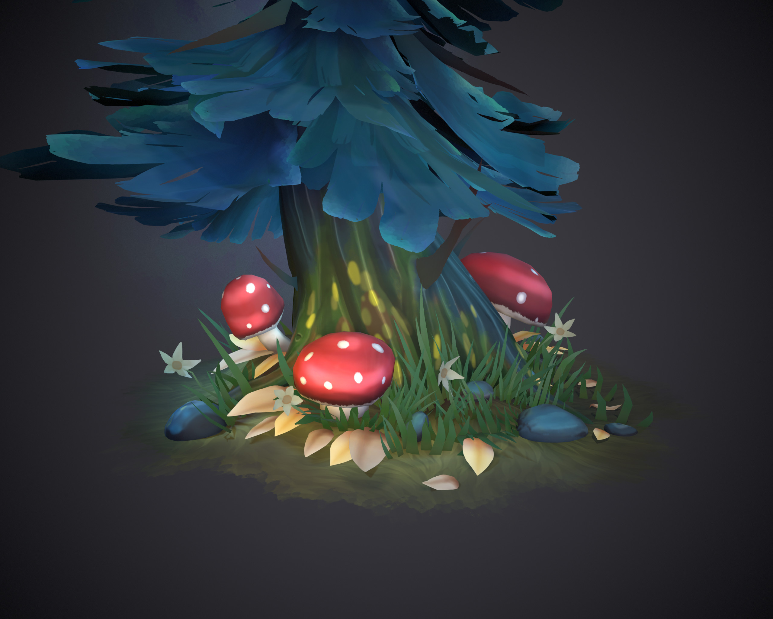 Emily Faye McLeod - Stylized Fir-tree