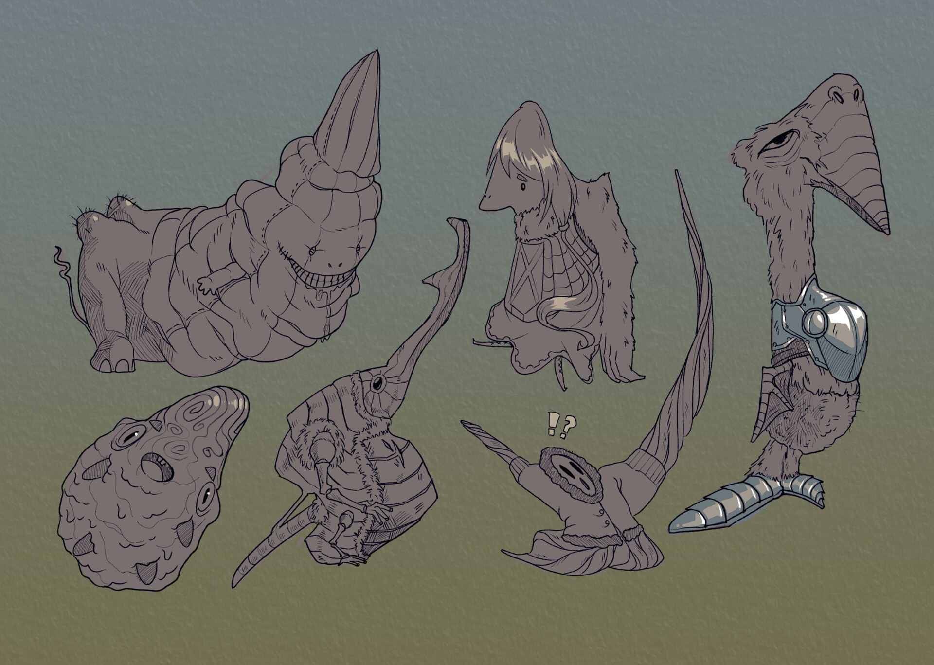 ArtStation - Creature Designs