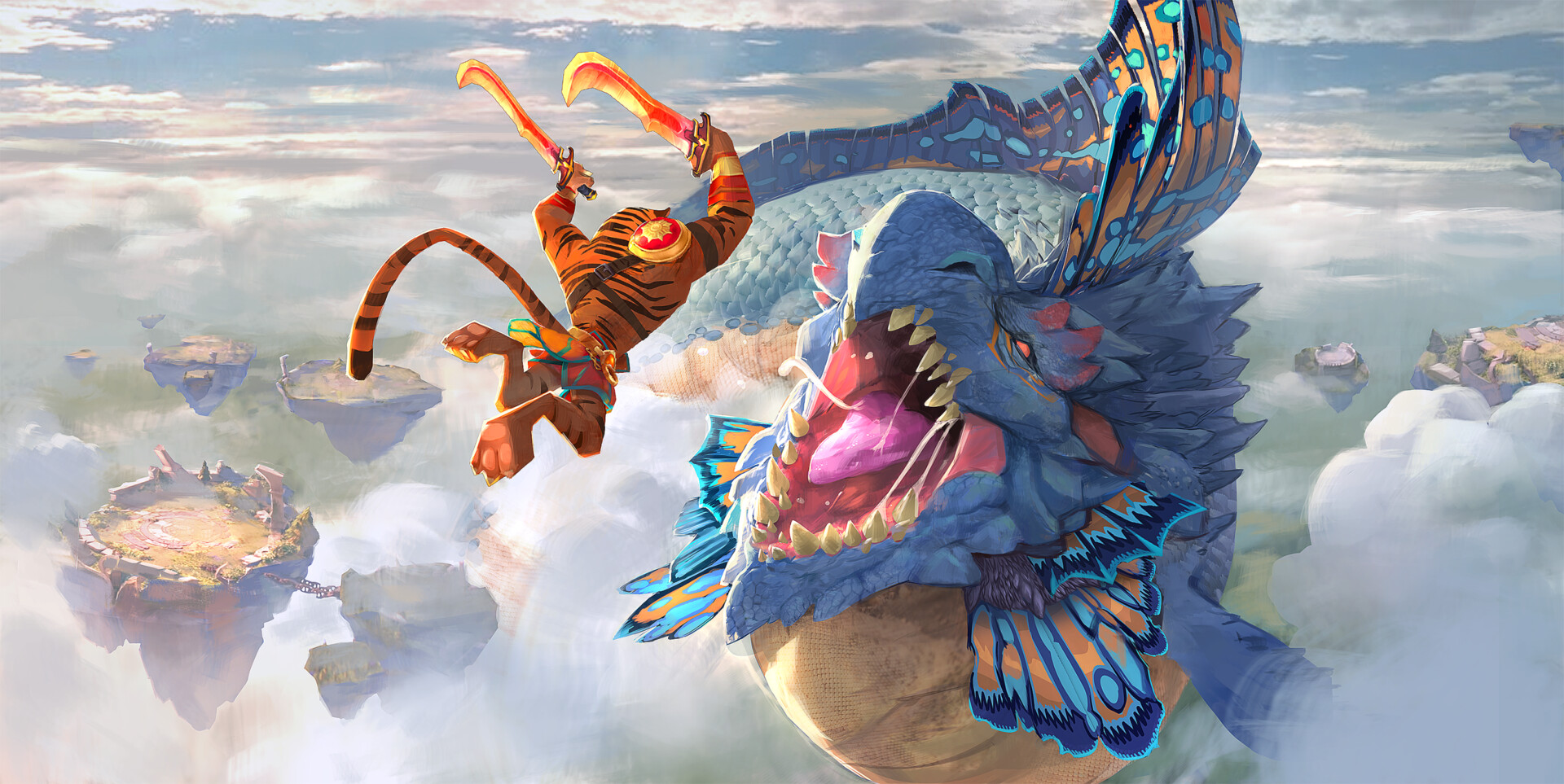 ArtStation - Keyart (Might and magic Elemental guardians)