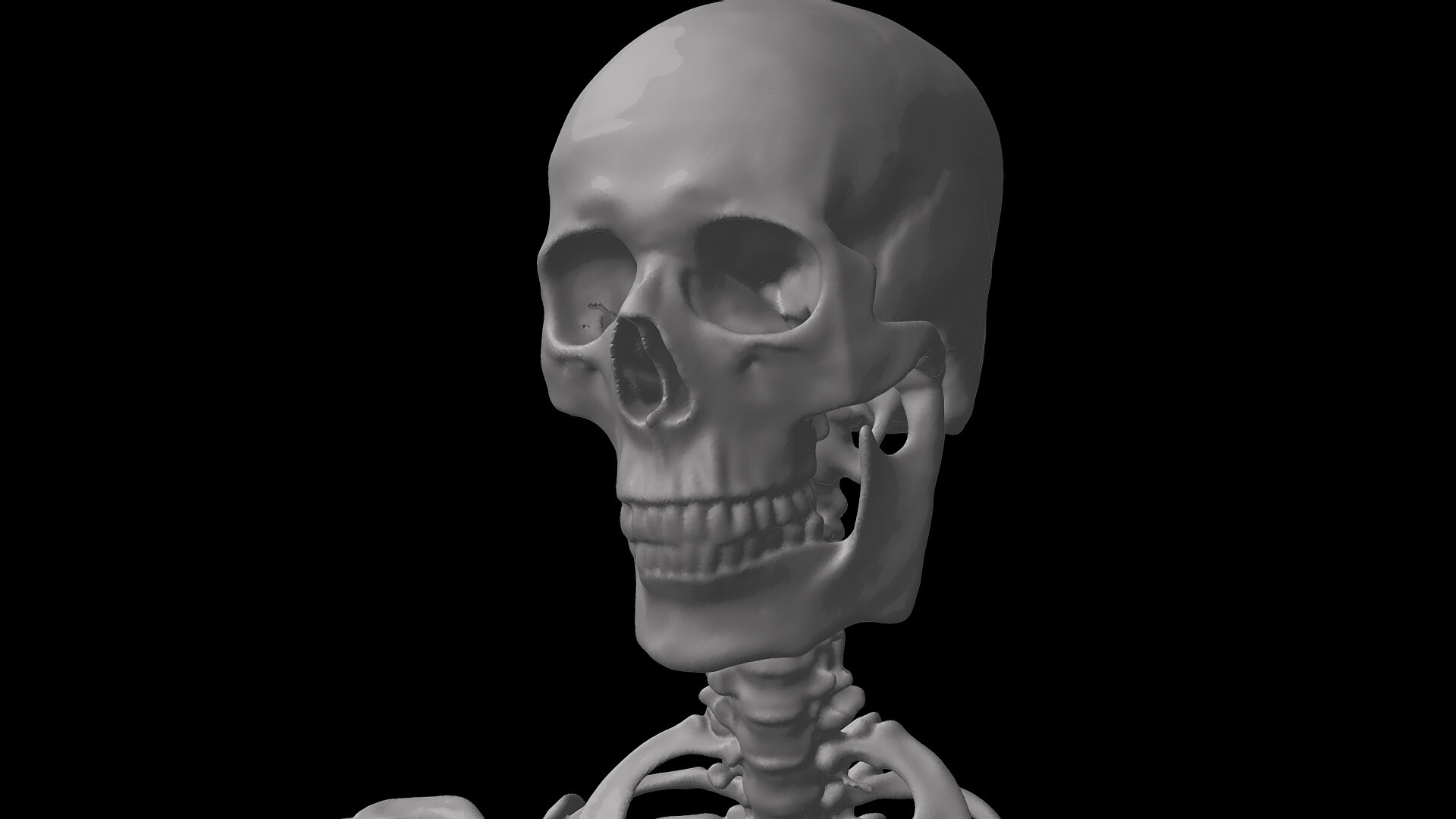 ArtStation - 3D SKELETON and ASCII art
