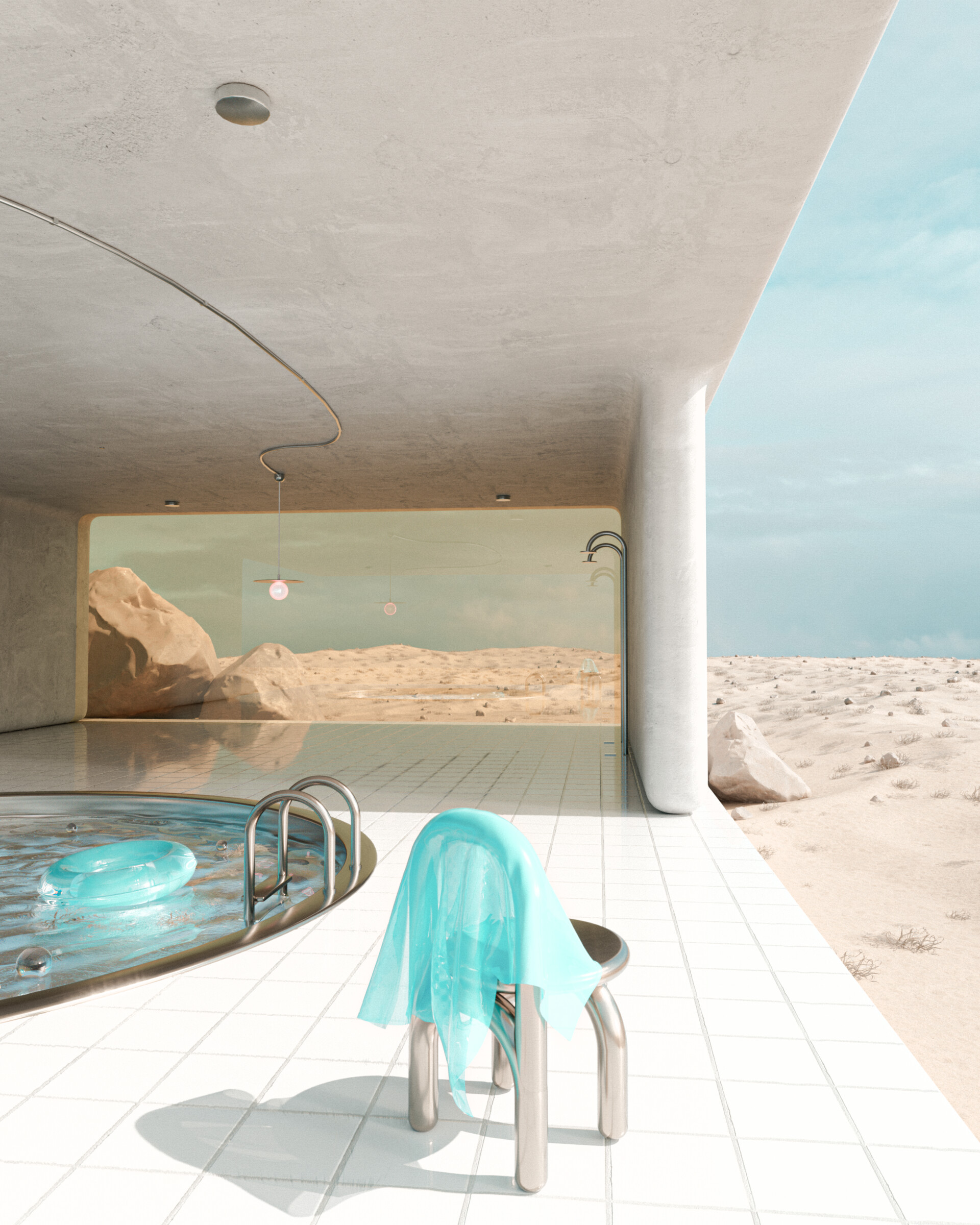 ArtStation - Futuristic environment daily render