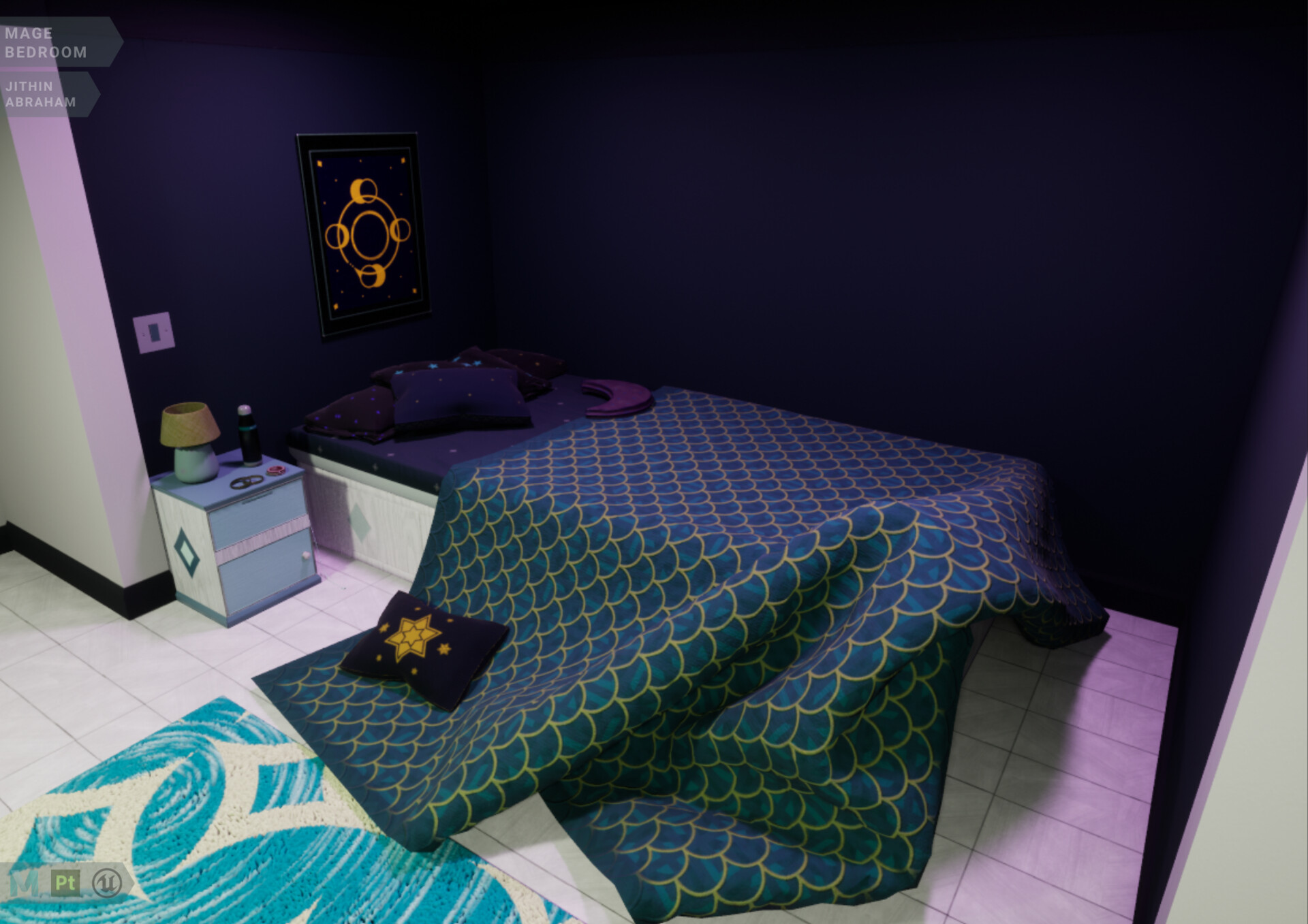 Jithin Abraham - Modern Mage Bedroom