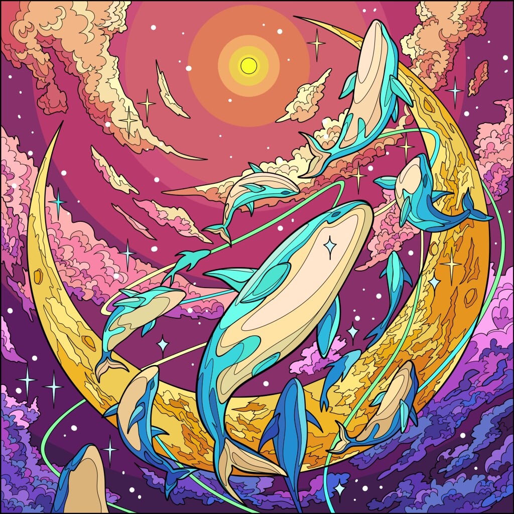 ArtStation - Dolphins