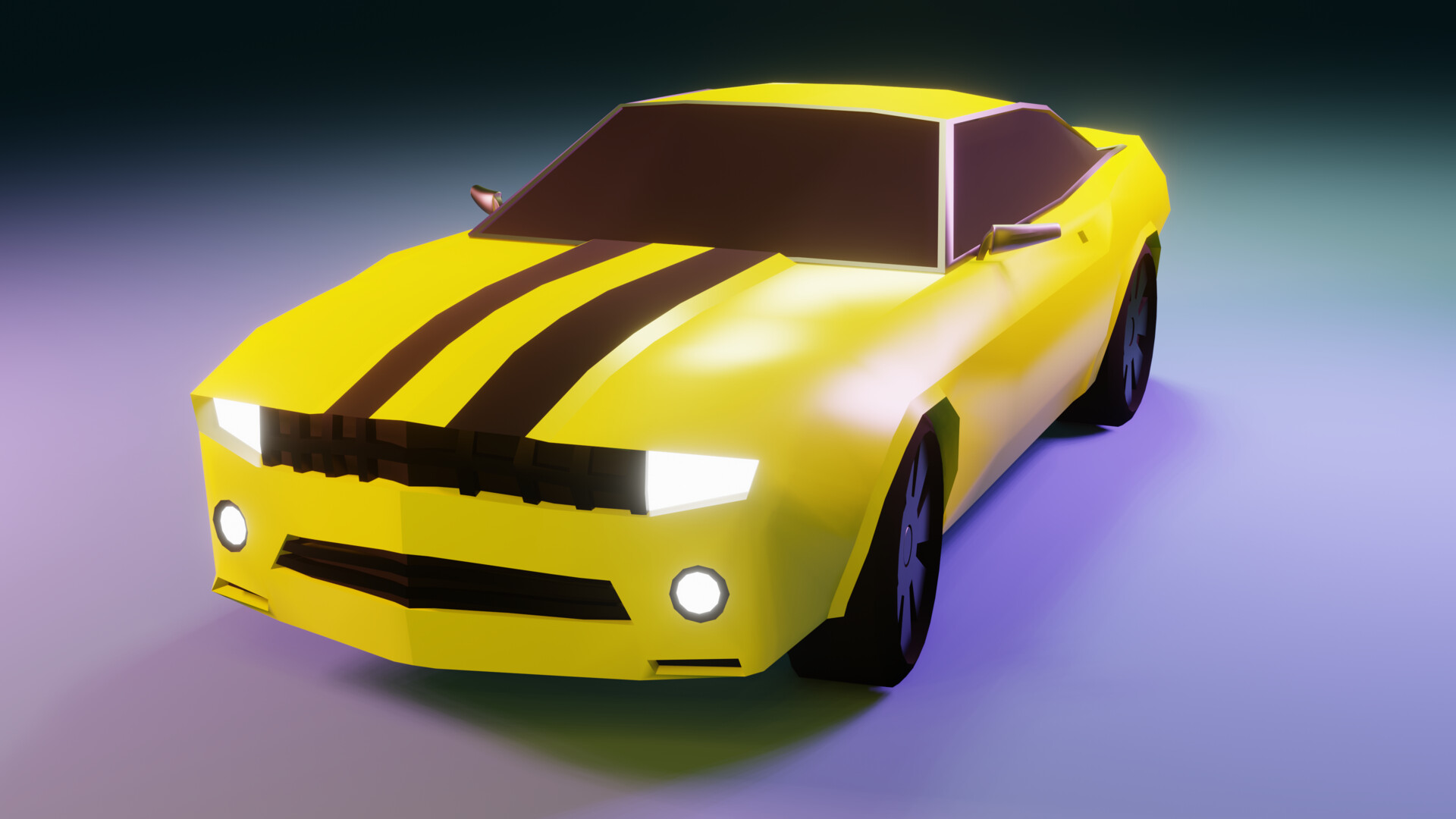 ArtStation - chevrolet camaro 3d render