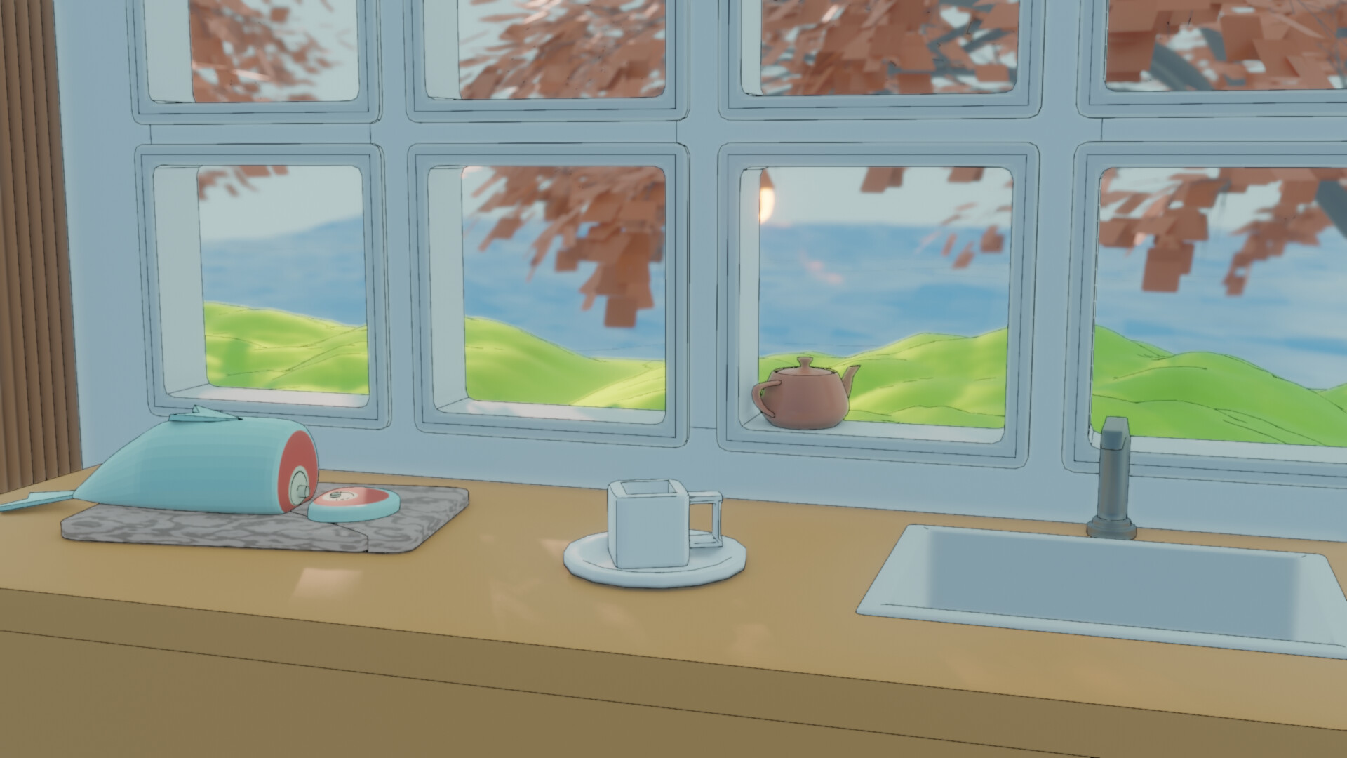 ArtStation - Anime shader Render, Blender