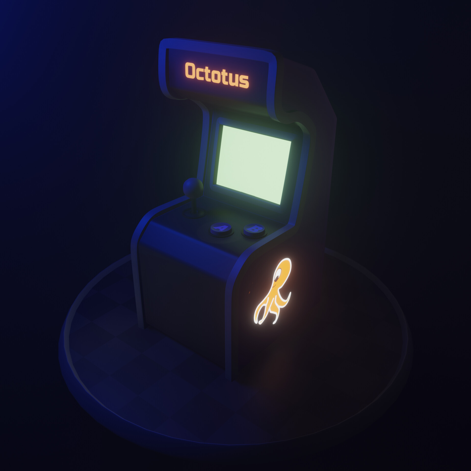 ArtStation - Octotus, a arcade machine