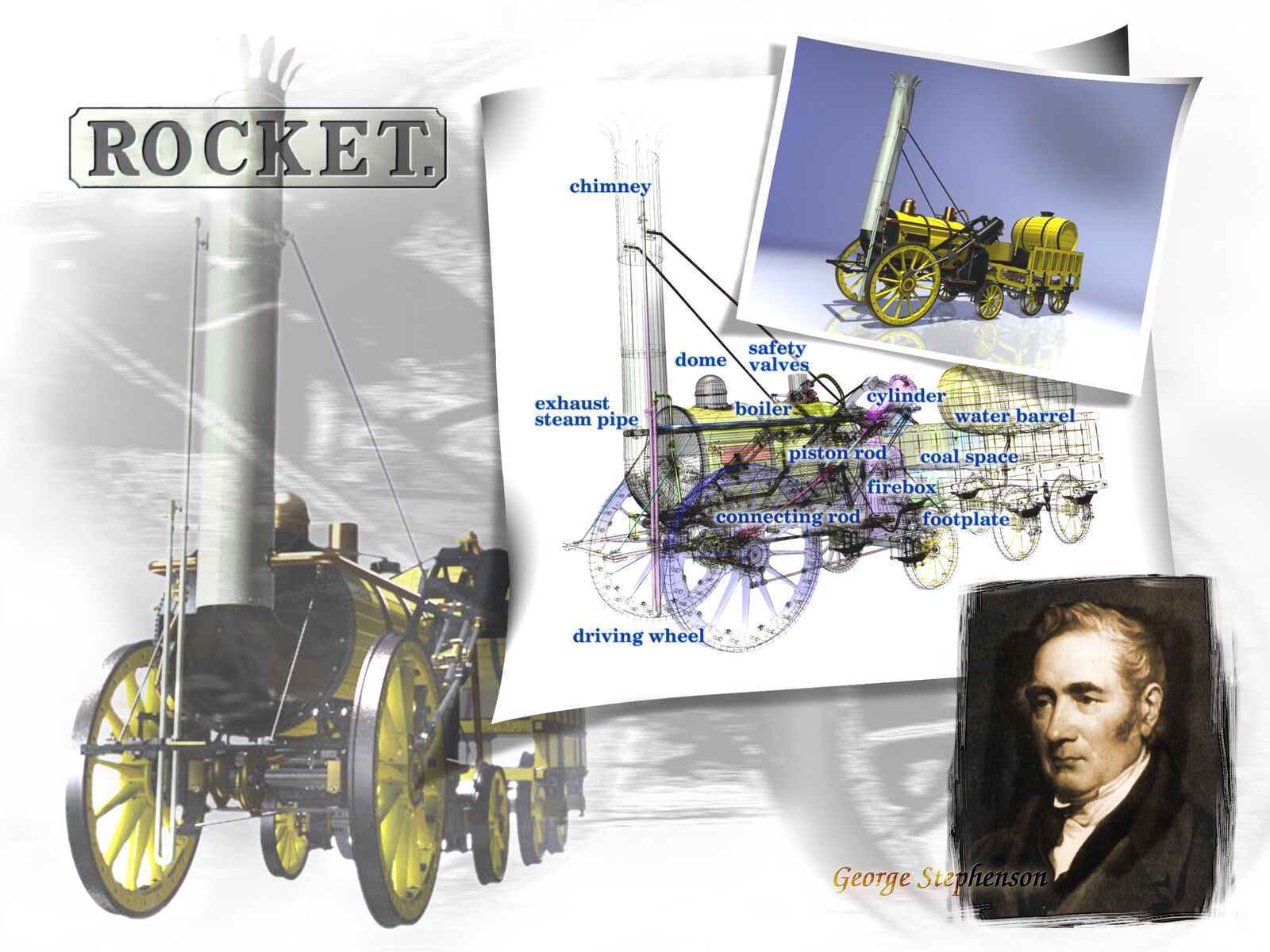 Pete Lyon - Stephenson's Rocket