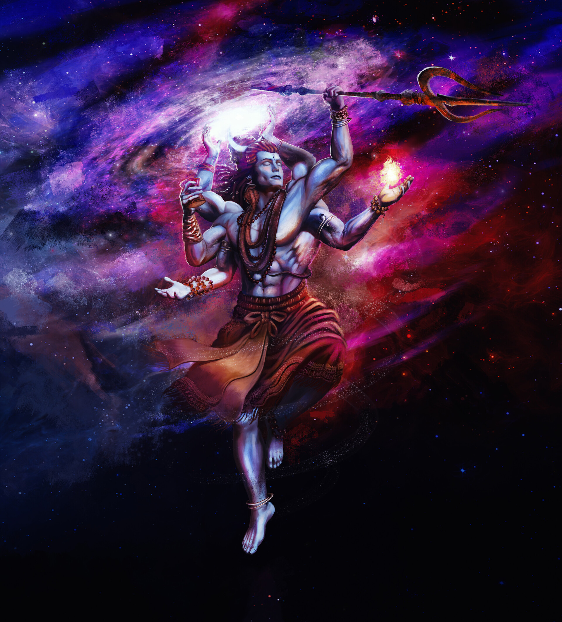 ArtStation - Lord Shiva - The Divine Beauty