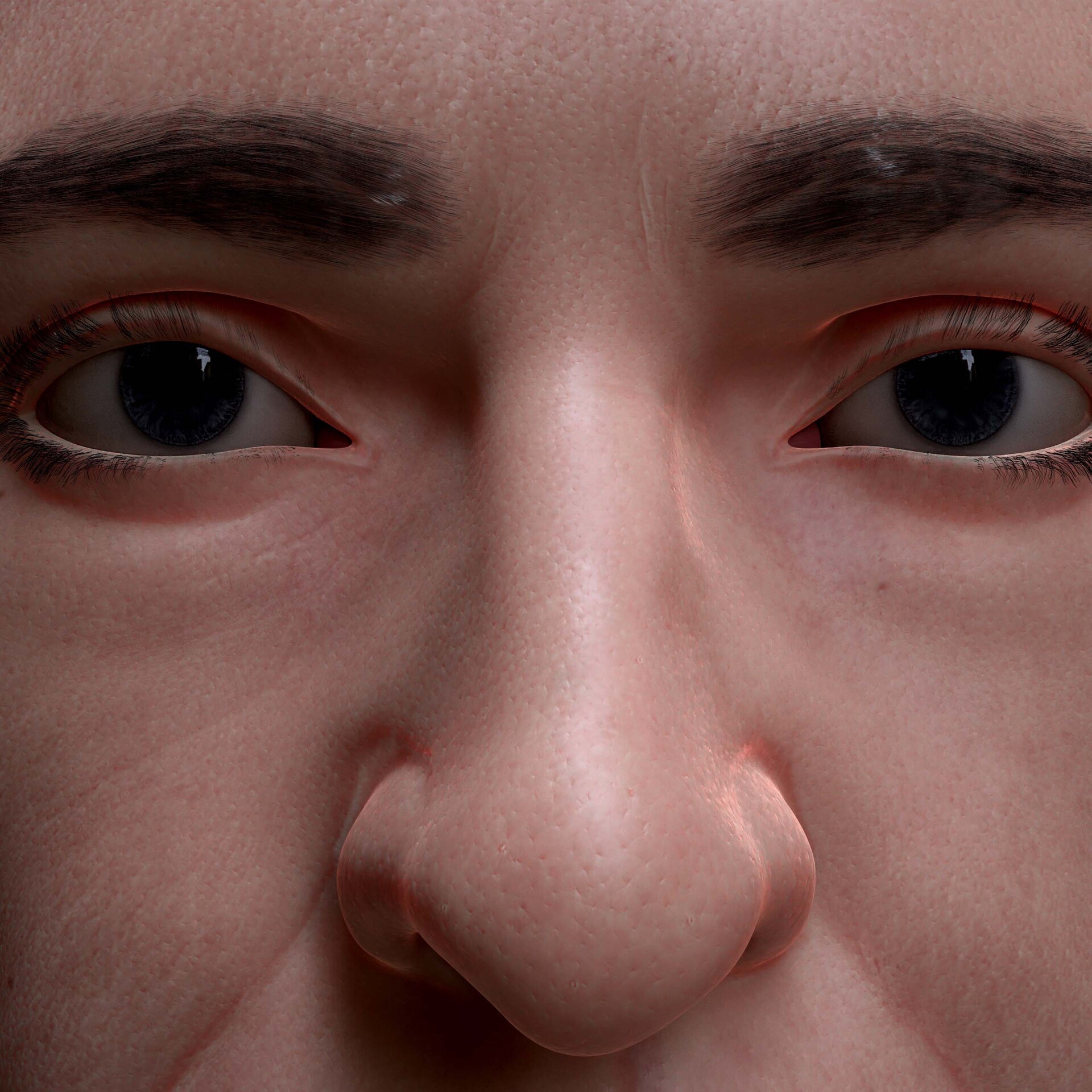 ArtStation - Realistic skin PBR texture